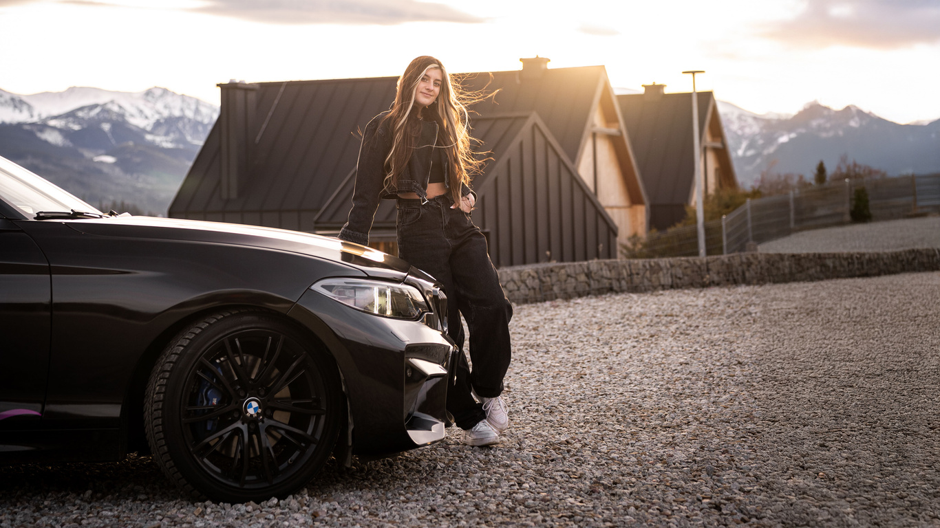 1366x768 Girl With Bmw Alpine Beast Laptop HD ,HD 4k Wallpapers,Images ...