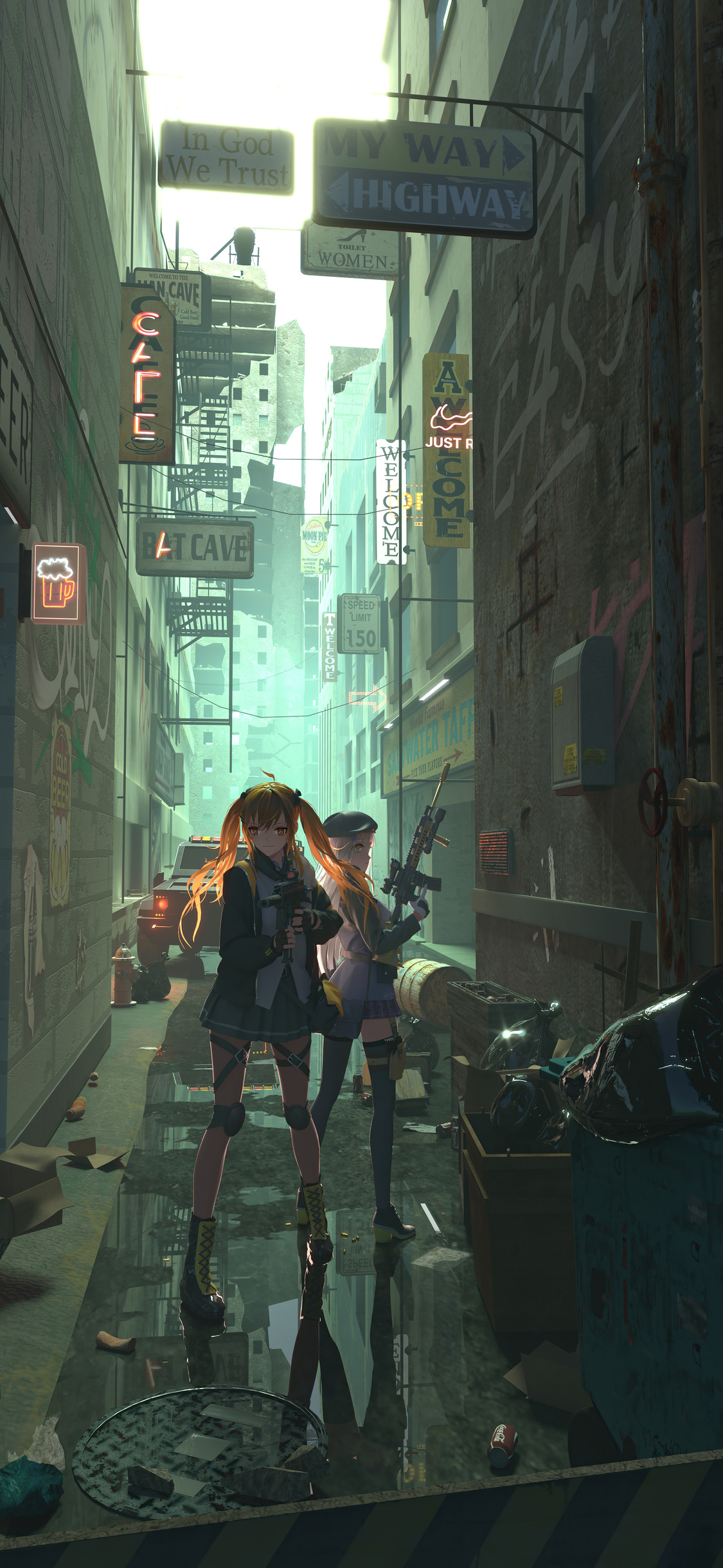 1125x2436 Girls Frontline HK416 UMP9 Iphone XS,Iphone 10,Iphone X ,HD ...