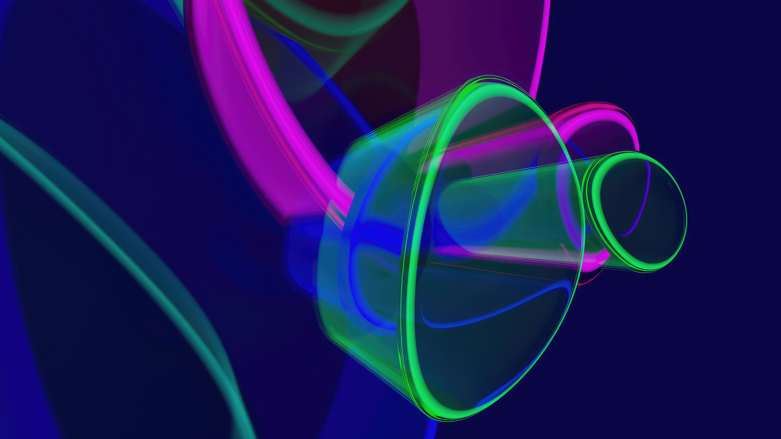 2560x1440 Glass Artistry Abstract Shapes And Signs 1440P Resolution ,HD ...