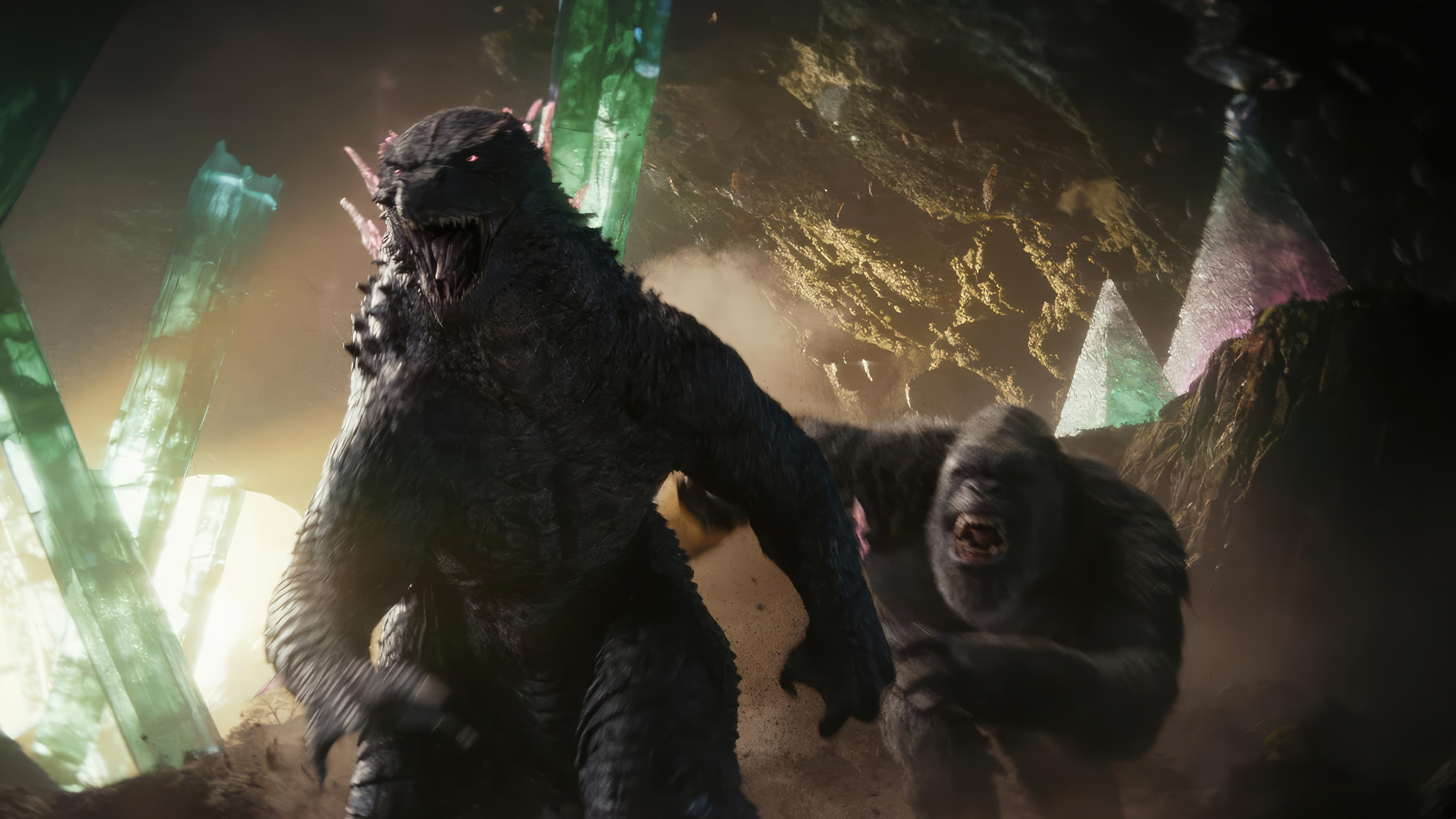 3840x2160 Godzilla X Kong Running 4K ,HD 4k Wallpapers,Images ...