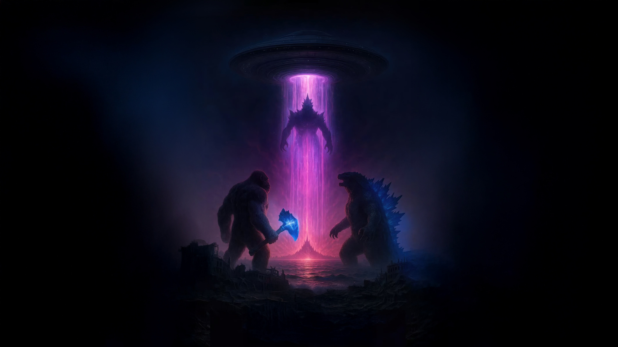 2048x1152 Godzilla X Kong Supernova Wallpaper,2048x1152 Resolution HD ...