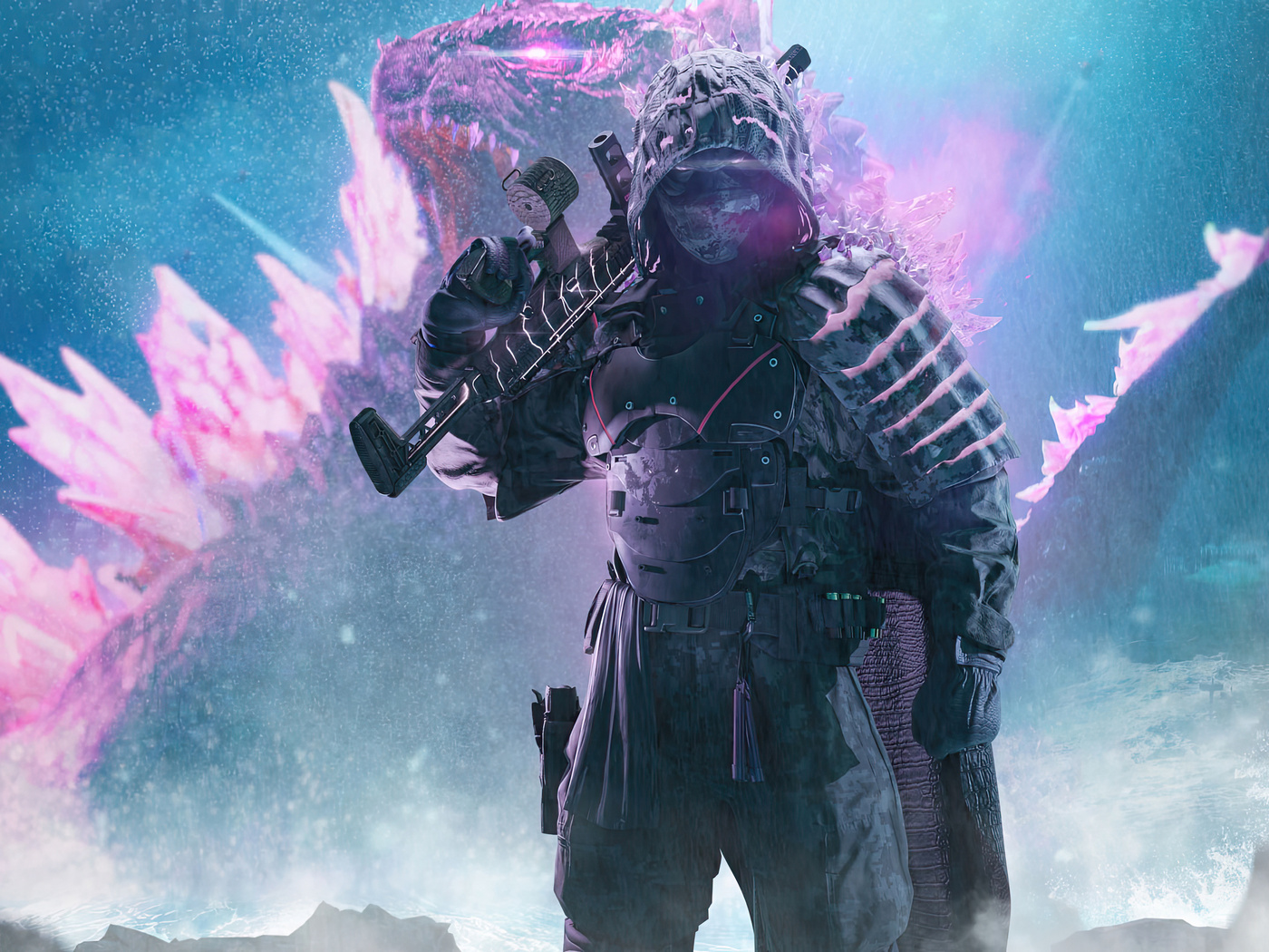 1400x1050 Godzilla X Kong The New Empire X Call Of Duty Modern Warfare ...