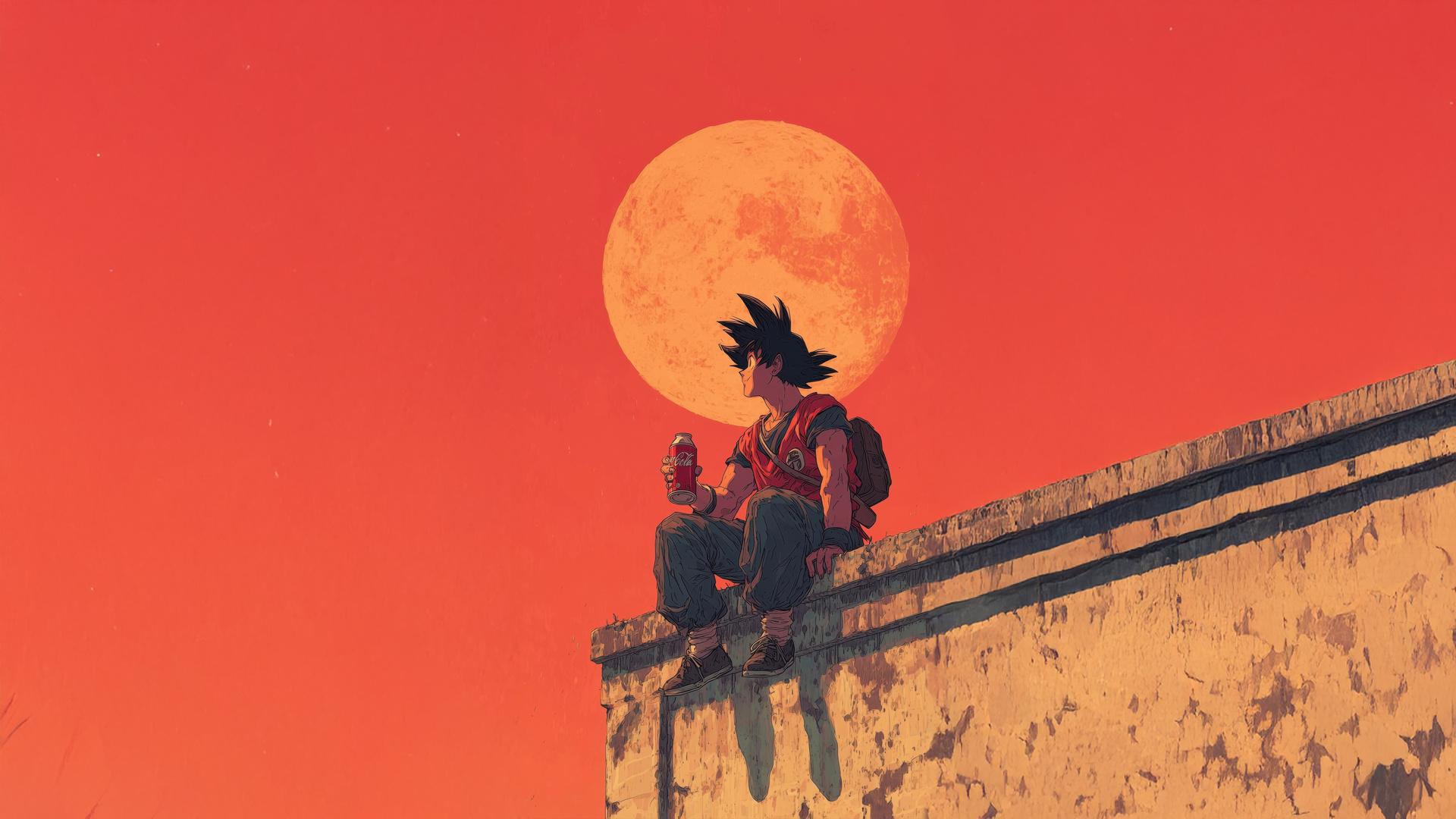 1920x1080 Goku Drinking Coca Cola Laptop Full HD 1080P ,HD 4k ...