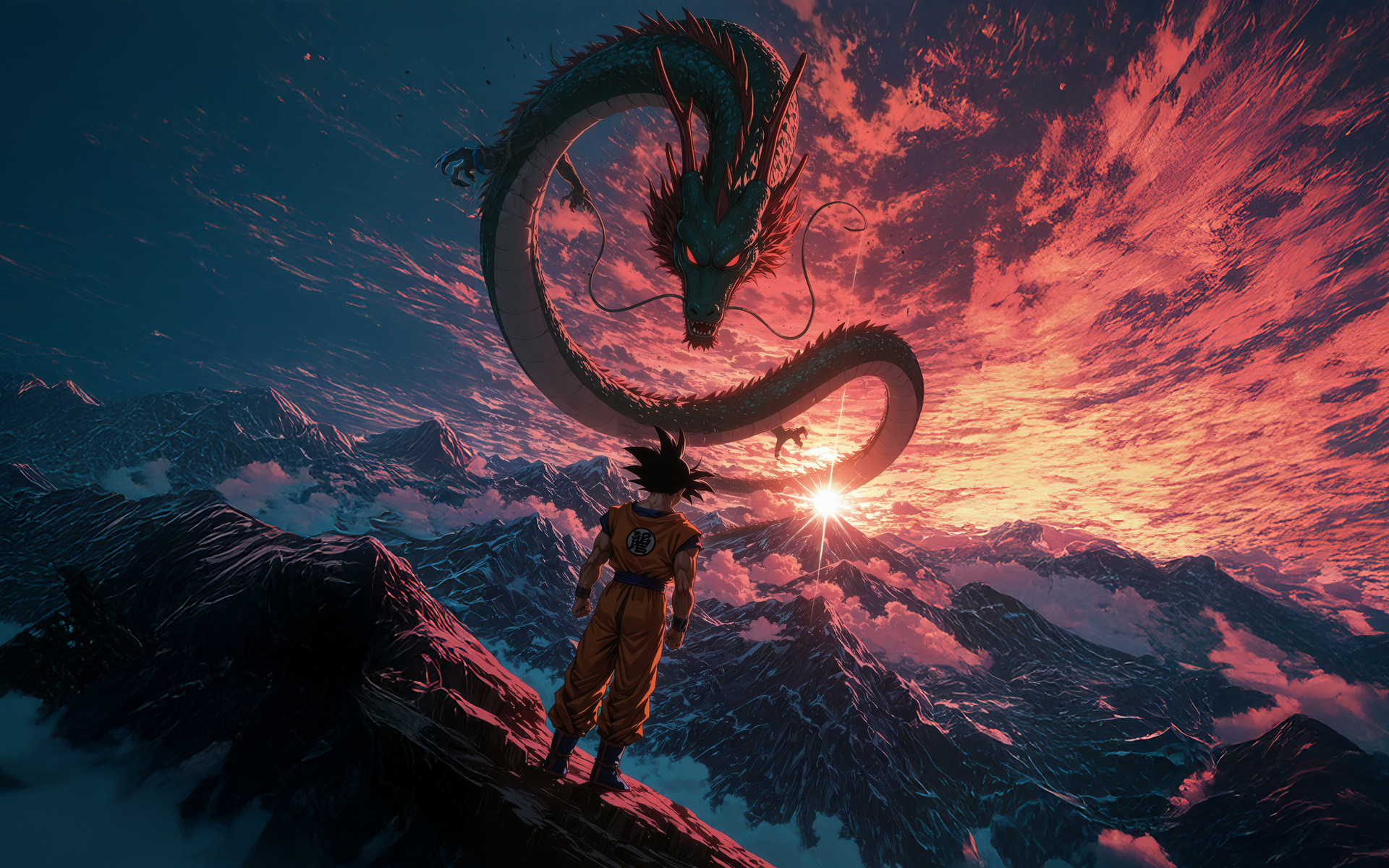 1920x1200 Goku Faces Shenron 1080P Resolution ,HD 4k Wallpapers,Images ...