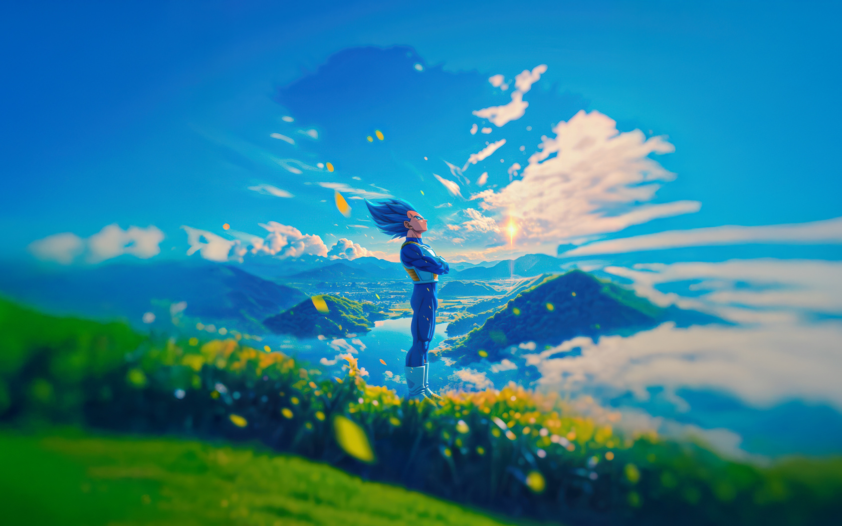 1680x1050 Goku Facing The Horizon Wallpaper,1680x1050 Resolution HD 4k ...