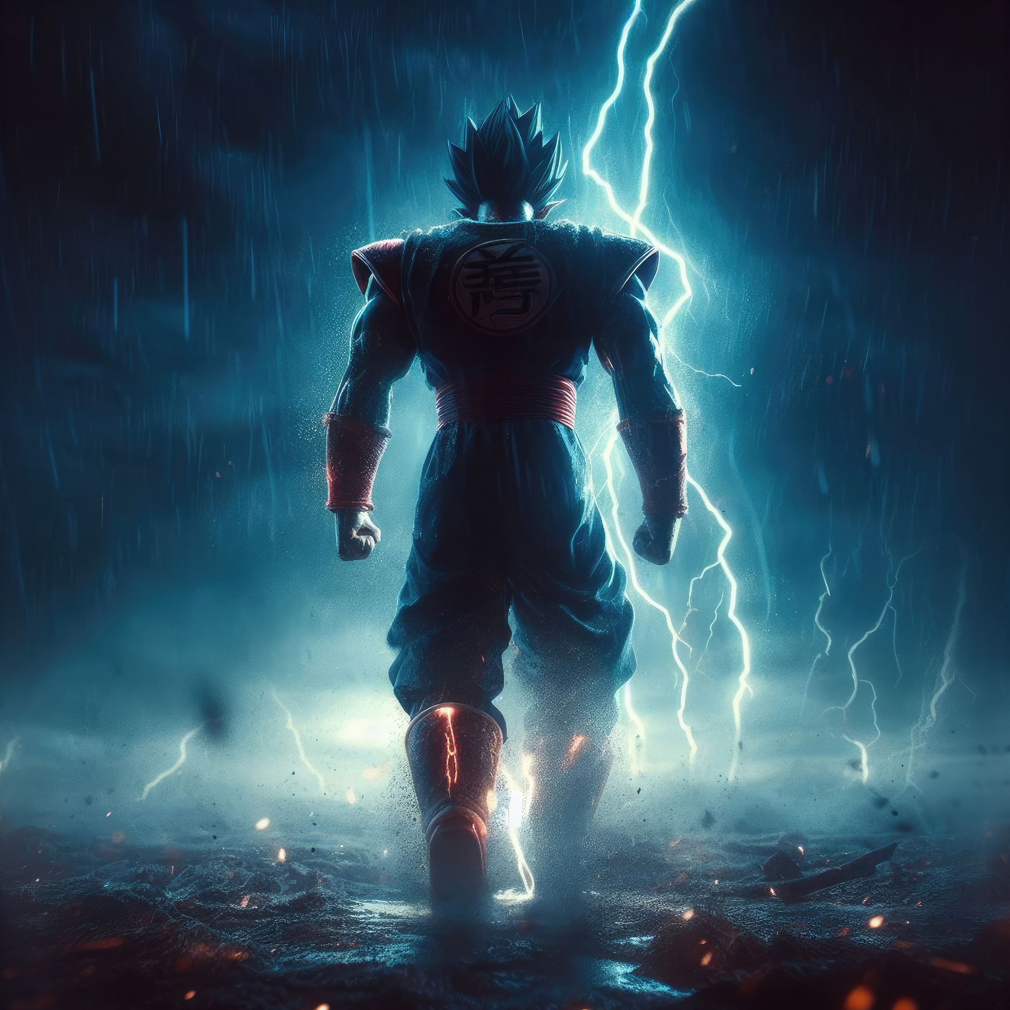 2048x2048 Goku Impact On The Universe Ipad Air ,HD 4k Wallpapers,Images ...