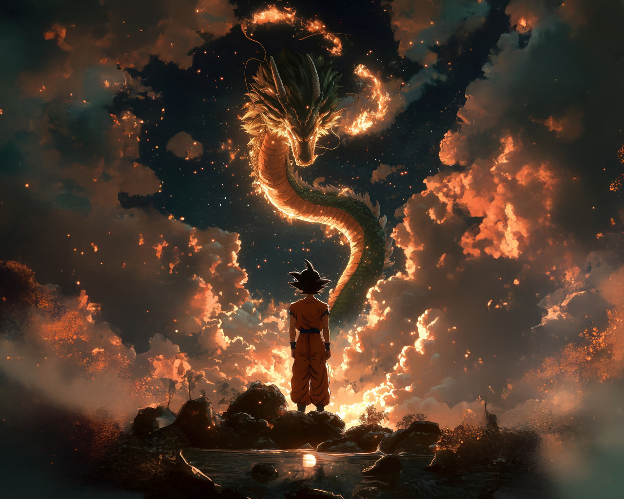 1280x1024 Goku Meets Shenron Wallpaper,1280x1024 Resolution HD 4k ...