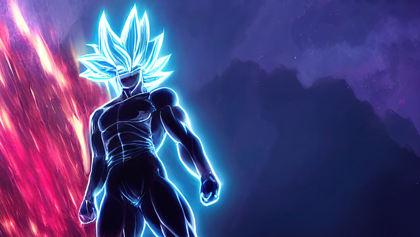1360x768 Goku Ultra Instinct Super Saiyan Laptop Hd Hd 4k Wallpapers