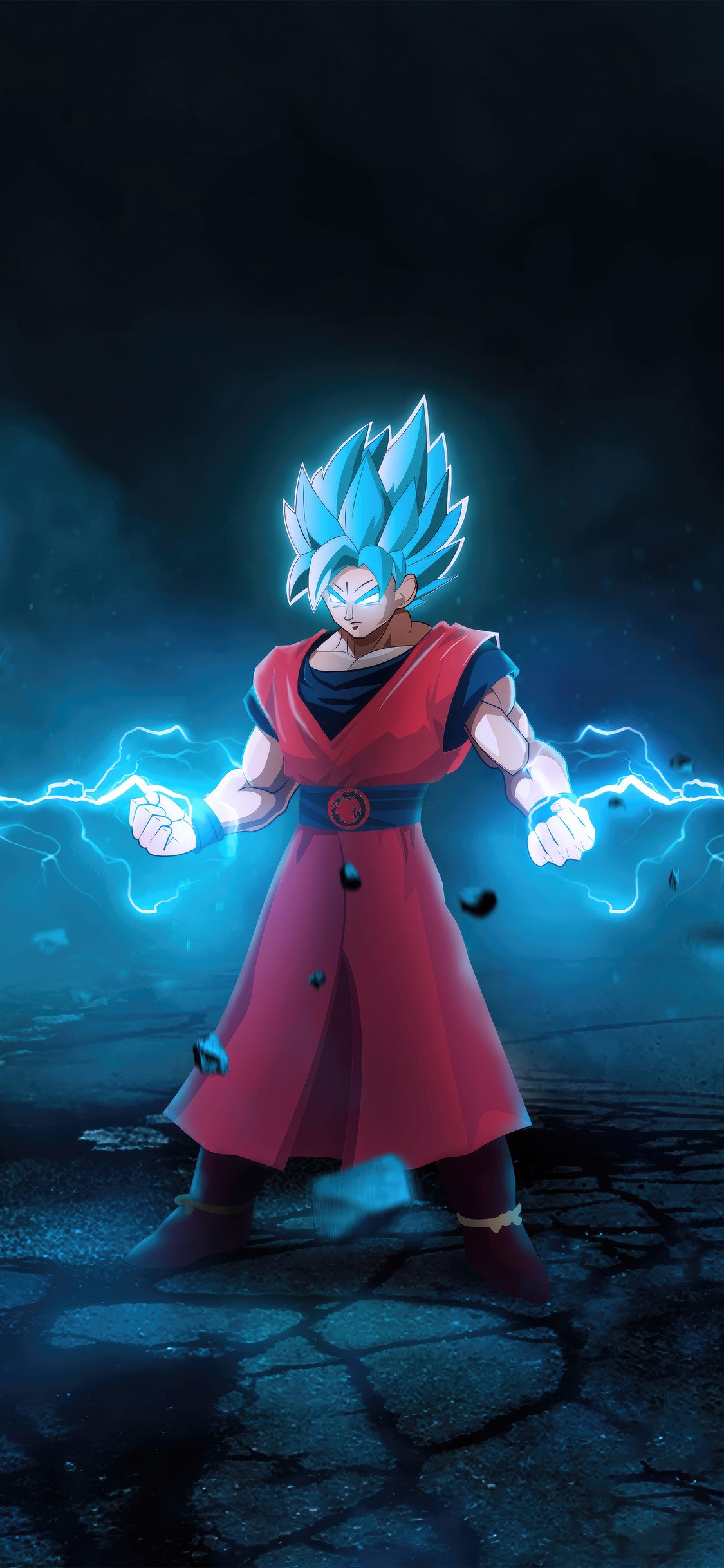 1125x2436 Goku With Lightening Powers Iphone XS,Iphone 10,Iphone X ,HD ...