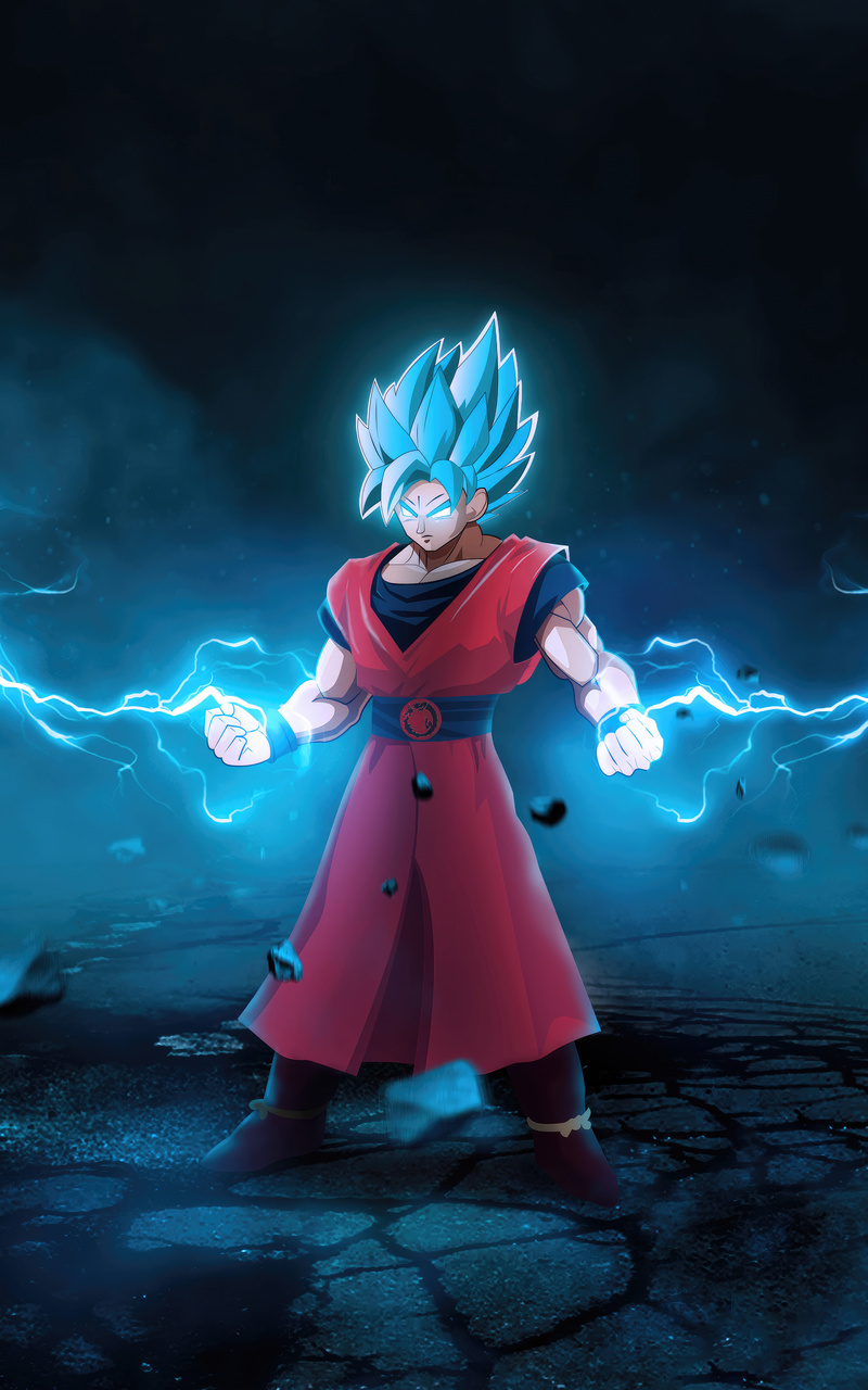 800x1280 Goku With Lightening Powers Nexus 7,Samsung Galaxy Tab 10,Note ...