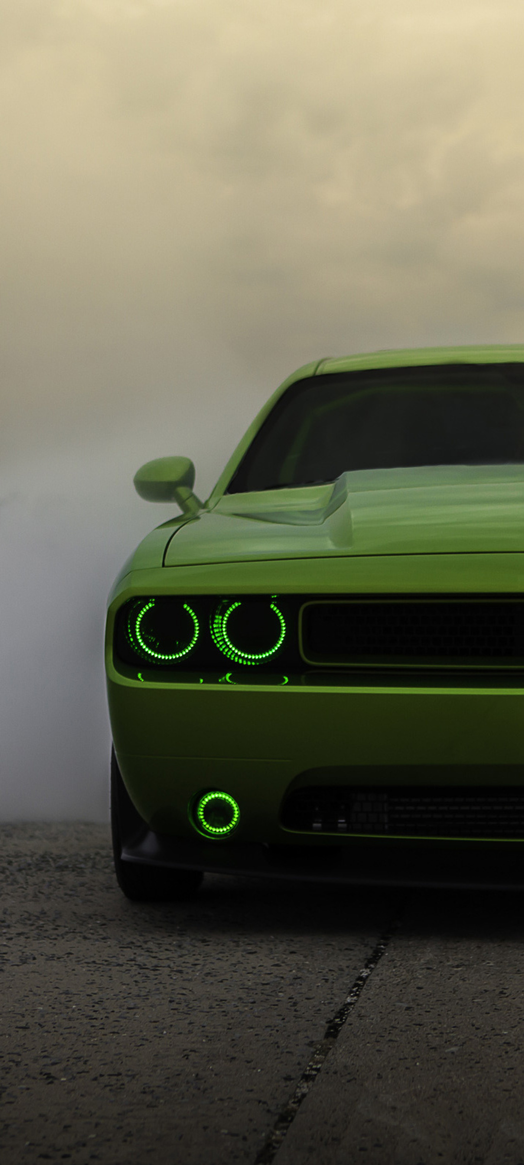 1080x2400 Green Dodge Challenger Google Pixel 7 ,HD 4k Wallpapers ...