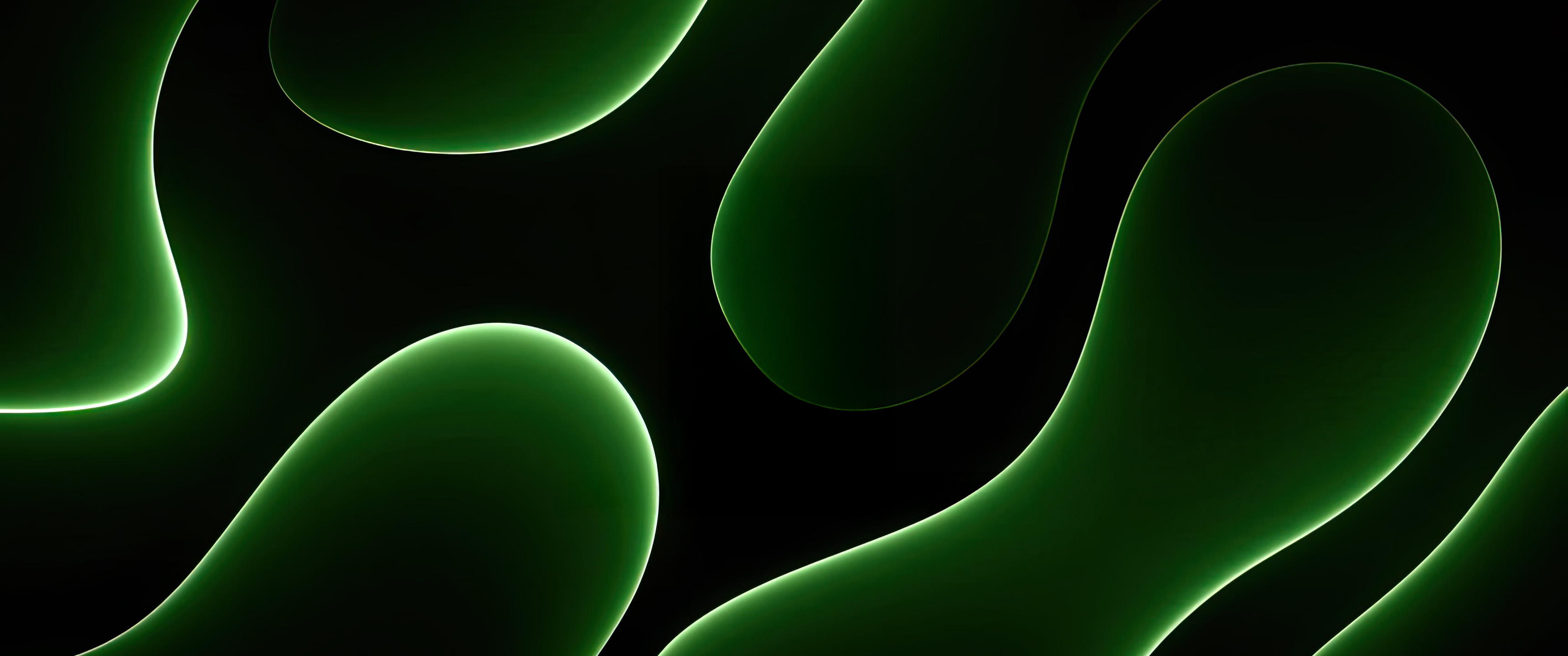 3440x1440 Green Fluorescent Patterns UltraWide Quad HD 1440P ,HD 4k ...