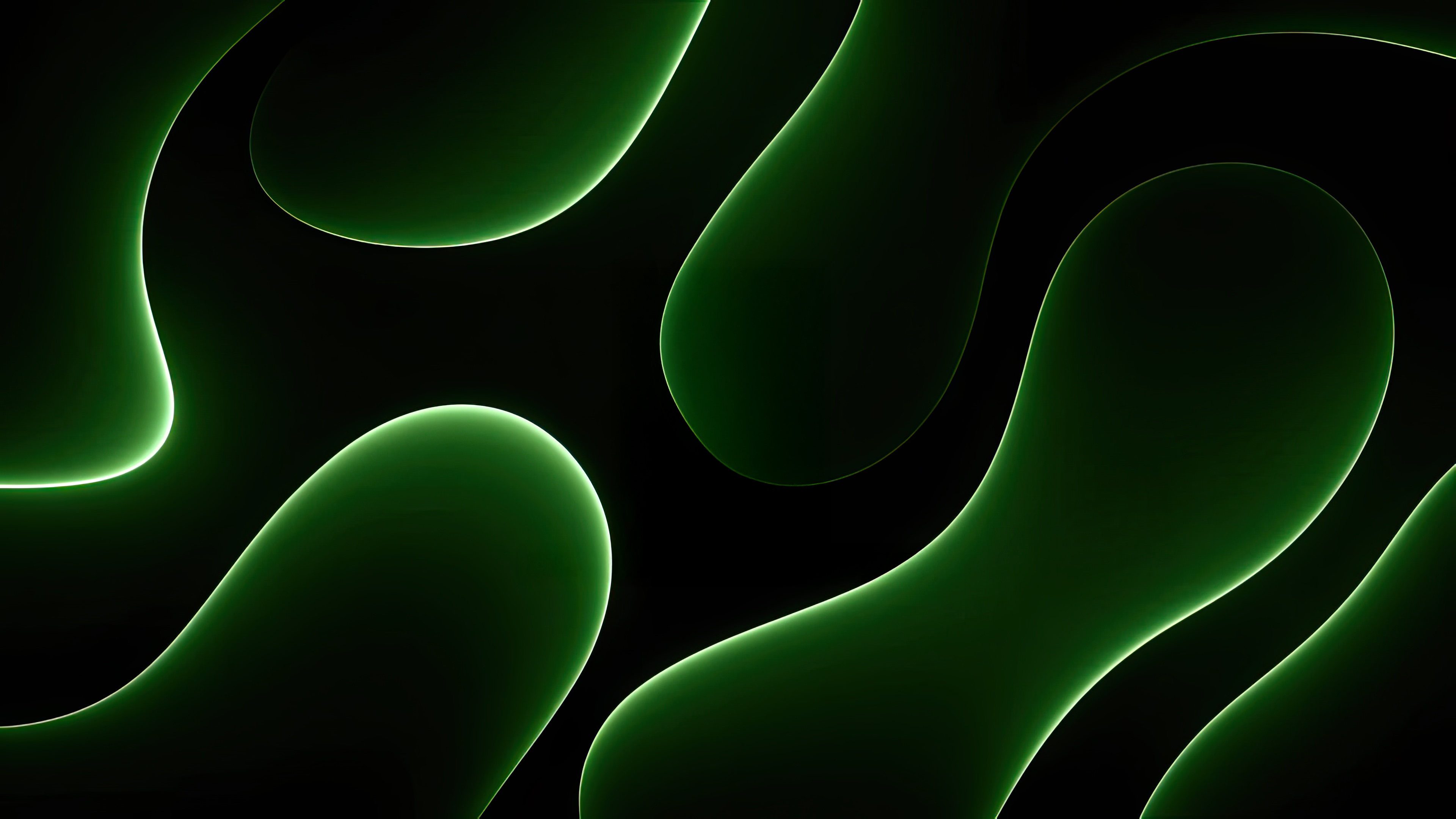 3840x2160 Green Fluorescent Patterns 4K ,HD 4k Wallpapers,Images ...