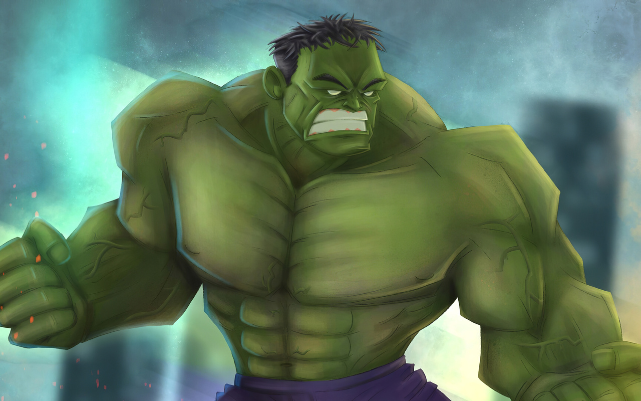 1280x800 Green Hulk Artwork 720P ,HD 4k Wallpapers,Images,Backgrounds ...