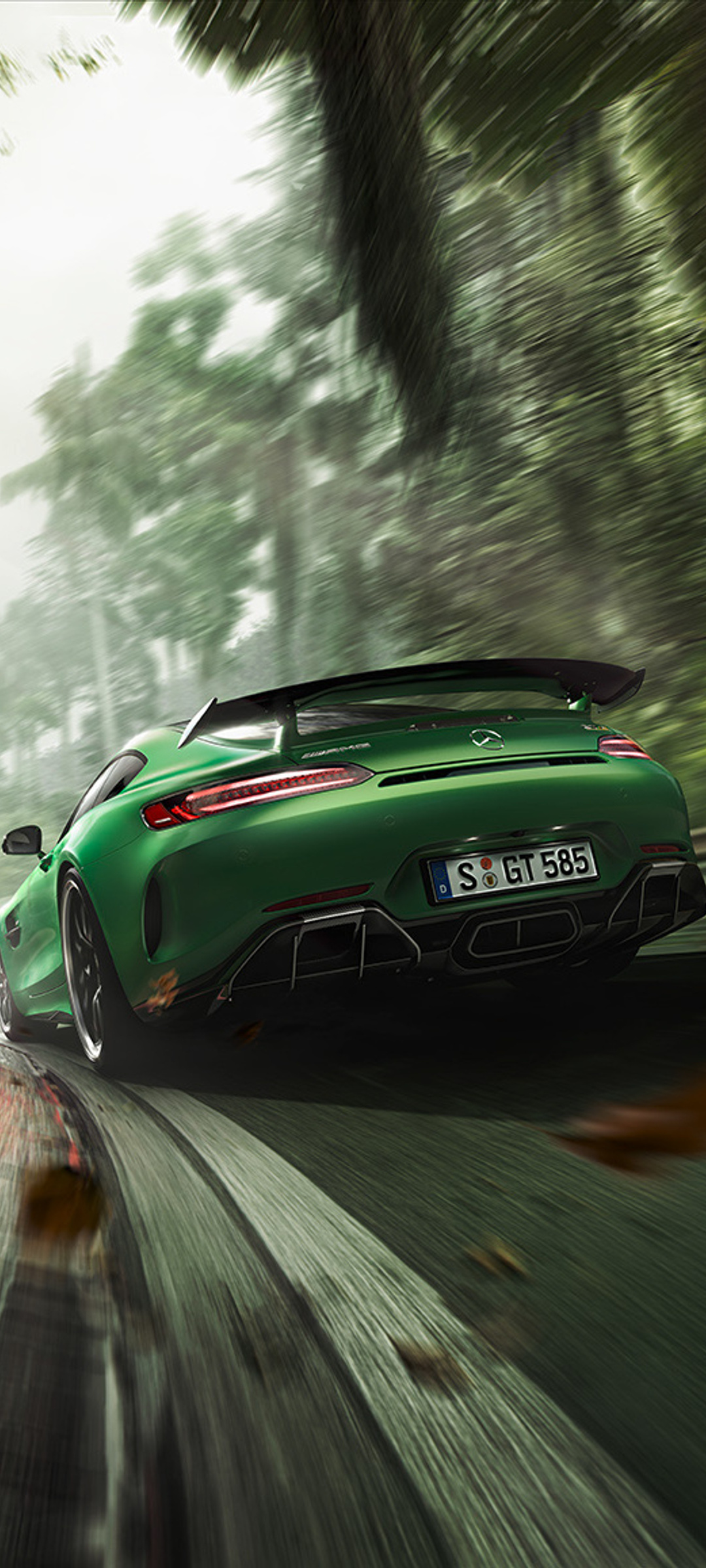 1080x2400 Green Mercedes Benz AMG GT R Rear Google Pixel 7 ,HD 4k ...