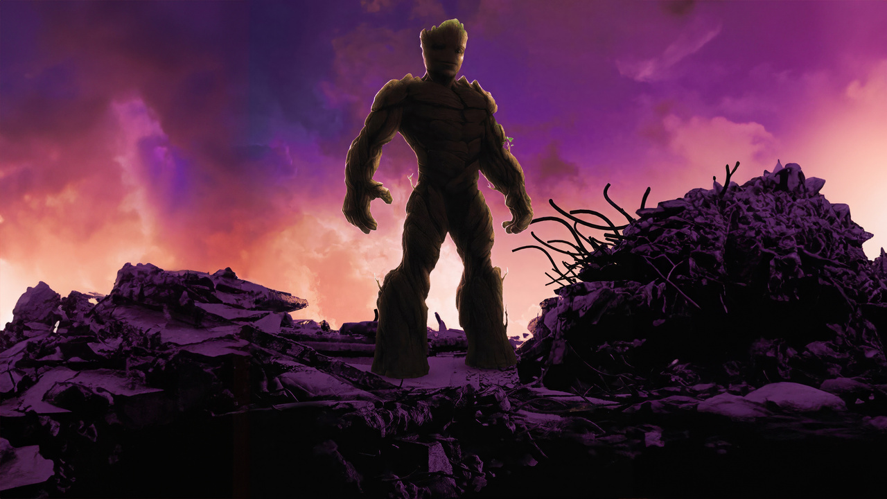 1280x720 Groot Guardians Of The Galaxy Vol 3 720P ,HD 4k Wallpapers ...