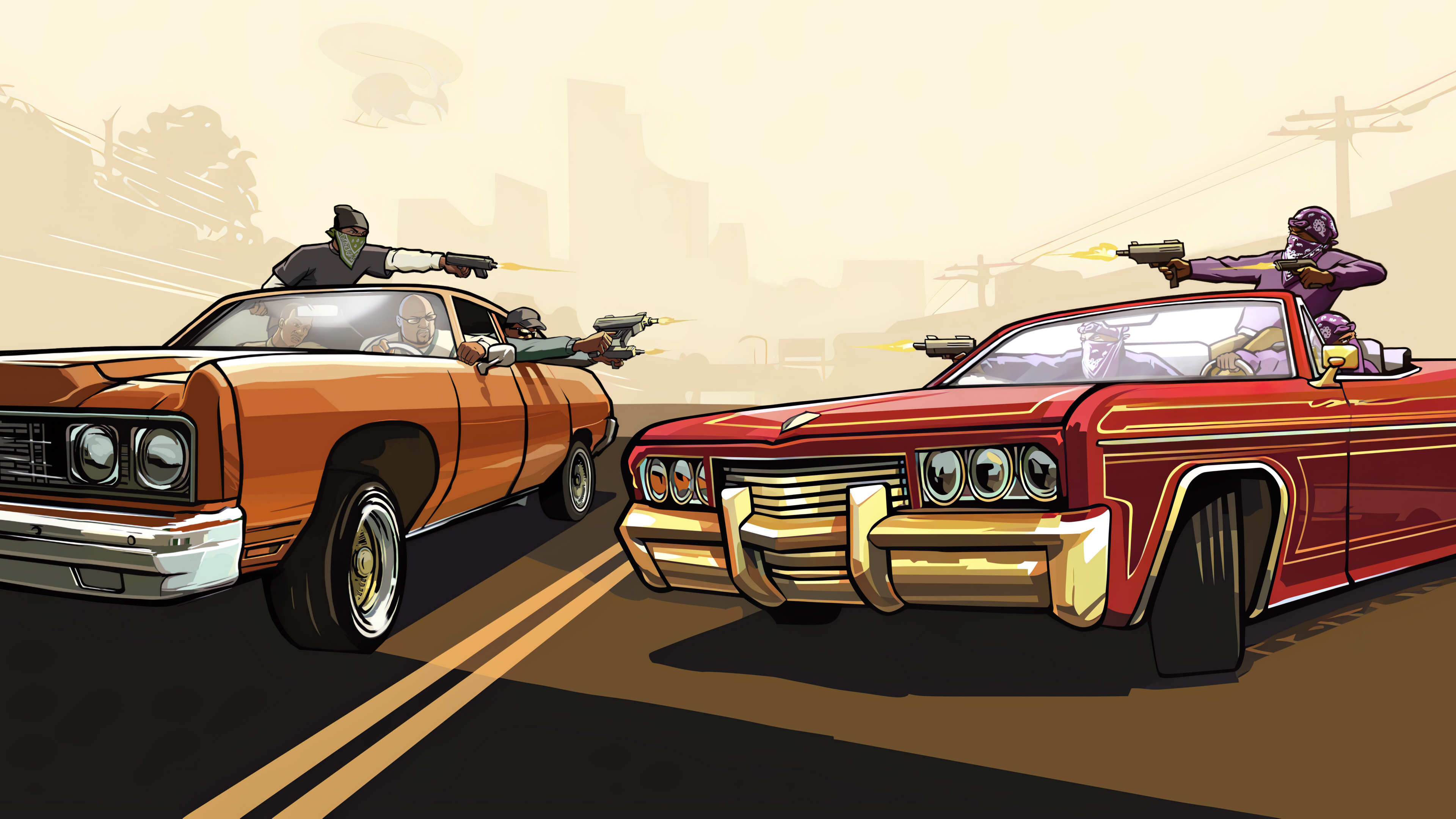 3840x2160 Gta San Andreas Car Chase 4K ,HD 4k Wallpapers,Images ...