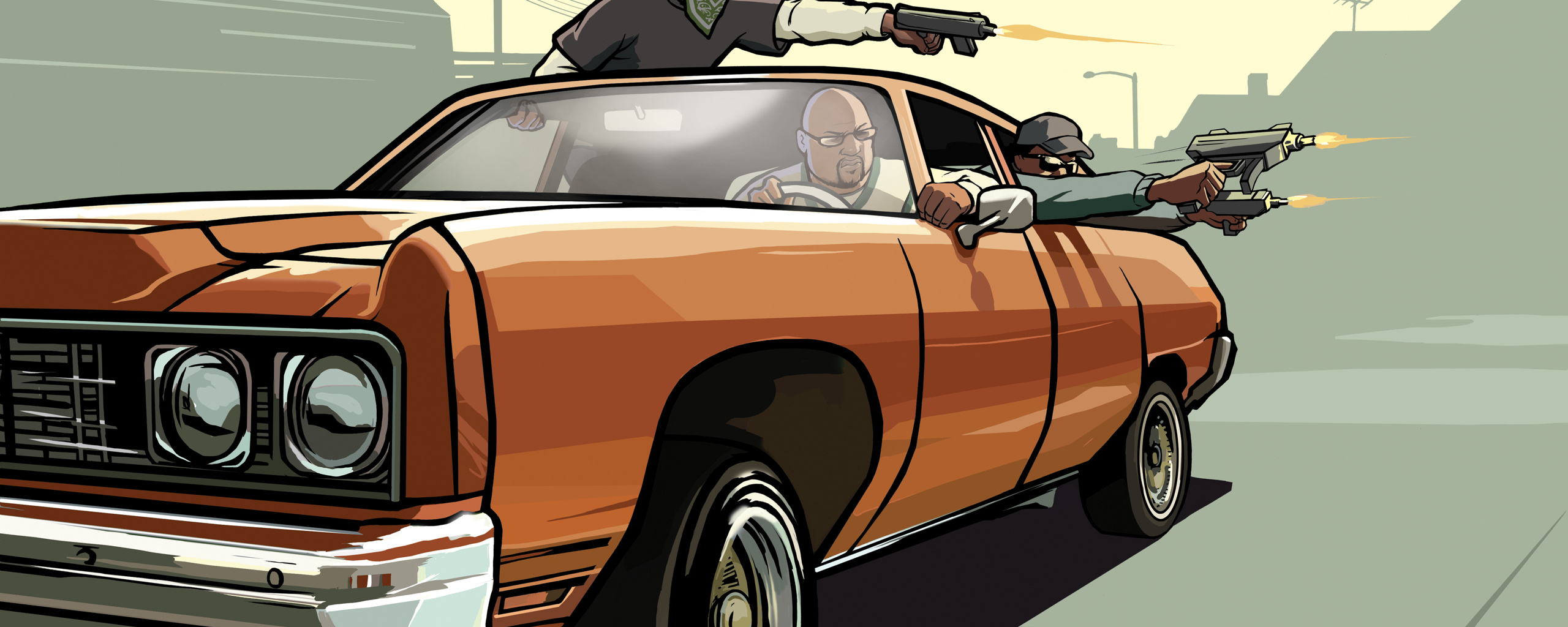 2560x1024 Gta San Andreas Key Art 5k Wallpaper,2560x1024 Resolution HD ...