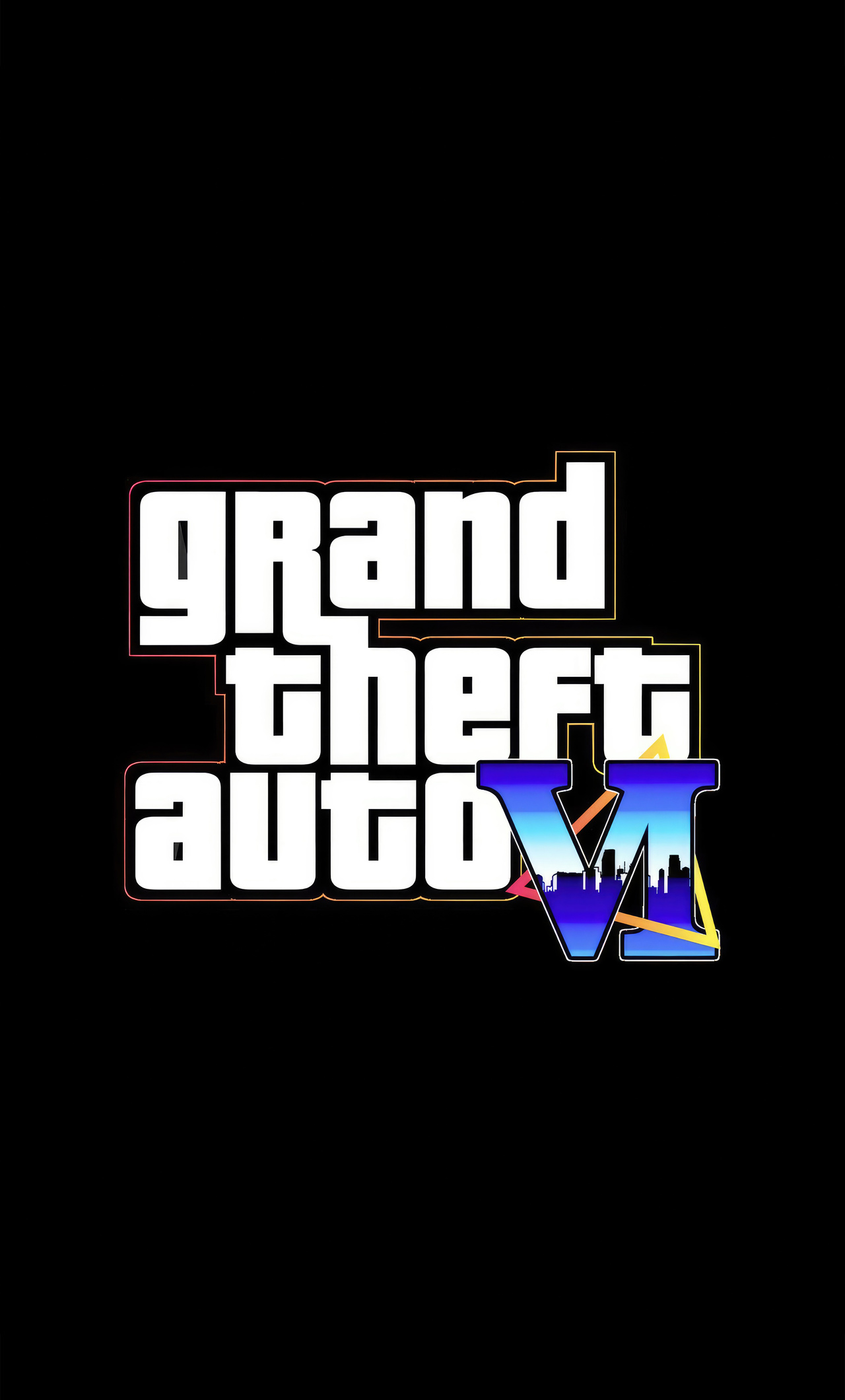 1280x2120 Gta Vi Logo iPhone 6+ ,HD 4k Wallpapers,Images,Backgrounds ...