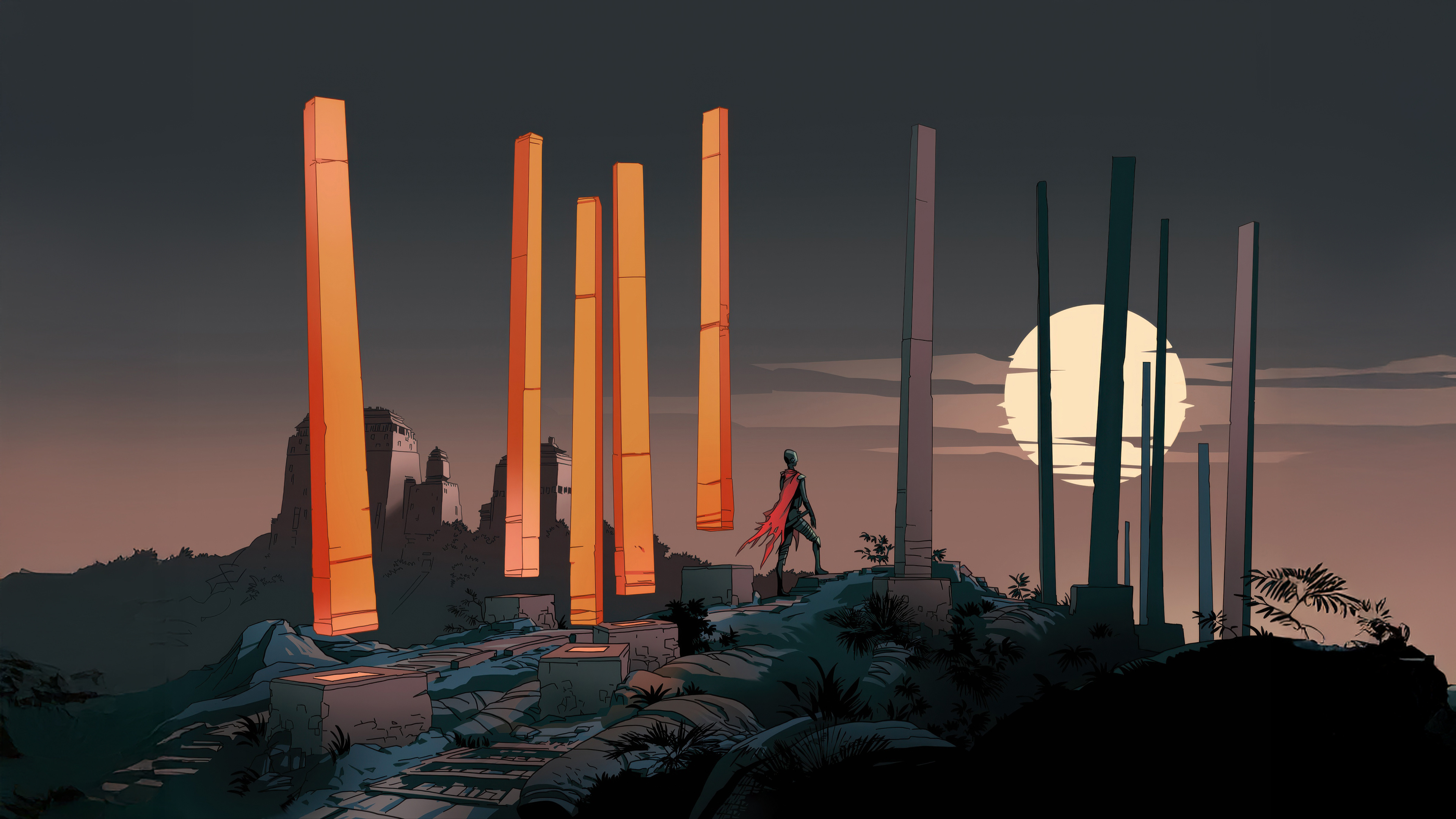 3840x2160 Guardian Of The Ancient Pillars 4K ,HD 4k Wallpapers,Images ...