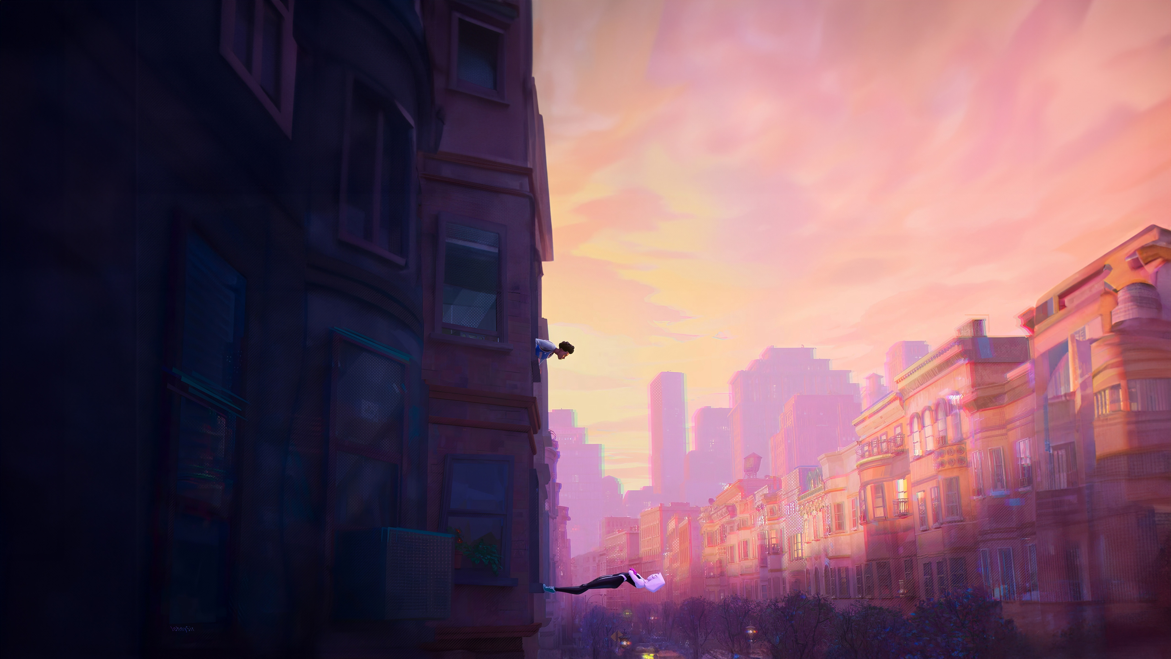 3840x2160 Gwen And Miles 5k 4K ,HD 4k Wallpapers,Images,Backgrounds ...