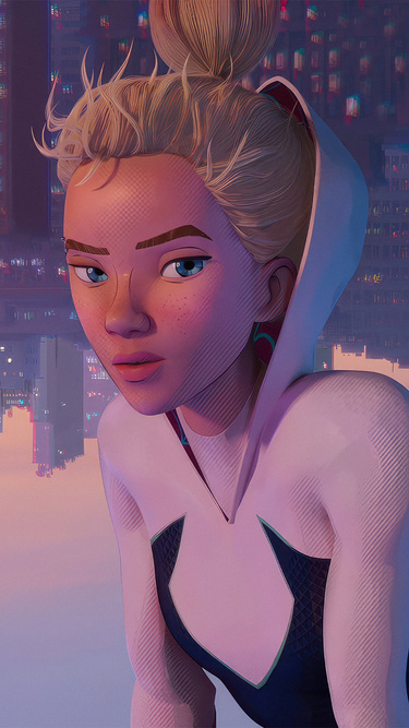 375x667 Gwen Stacy And Miles Morales Talking 375x667 Resolution Hd 4k