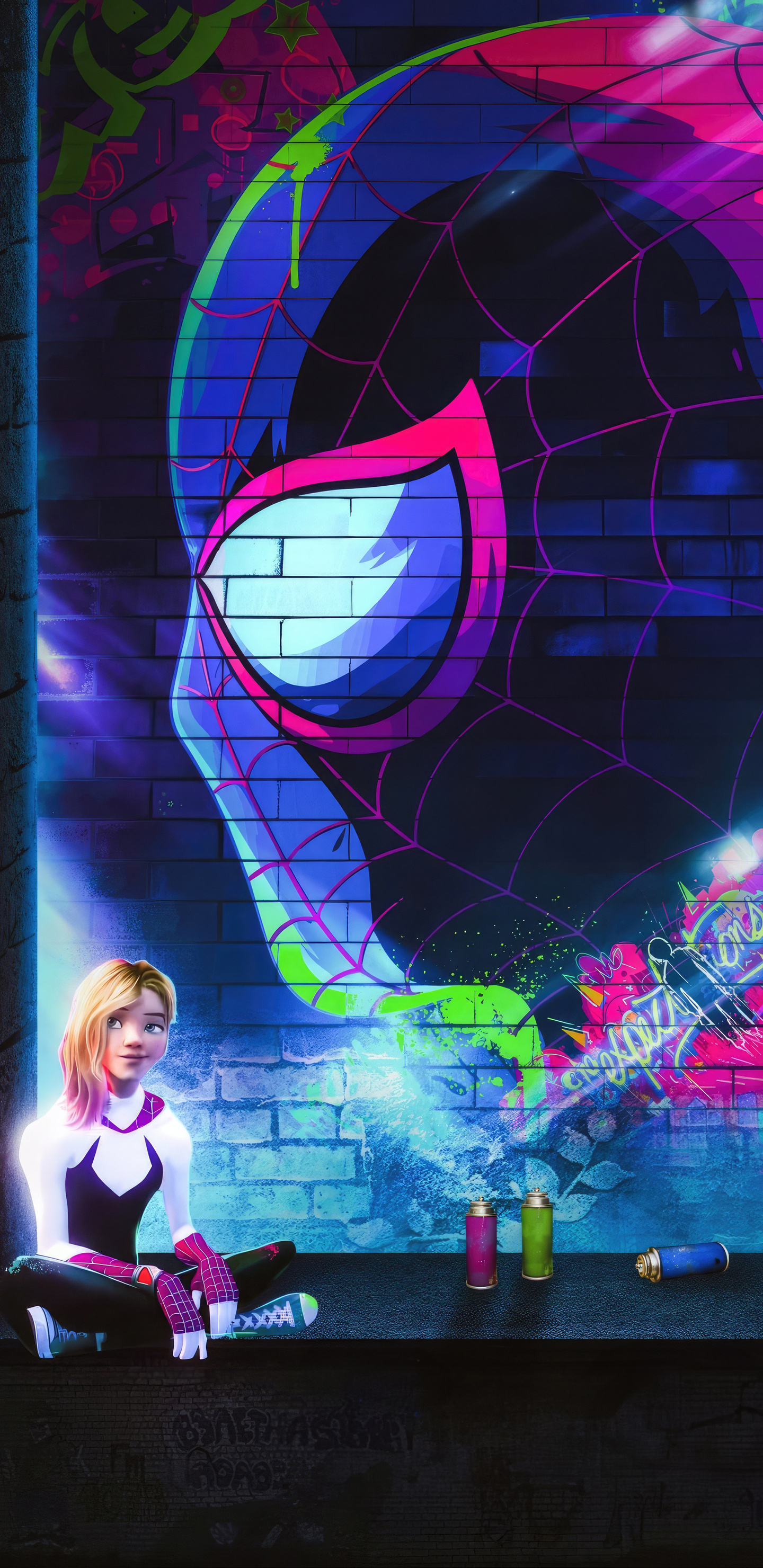 1440x2960 Gwen Stacy In Spiderman Across The Spiderverse Samsung Galaxy ...