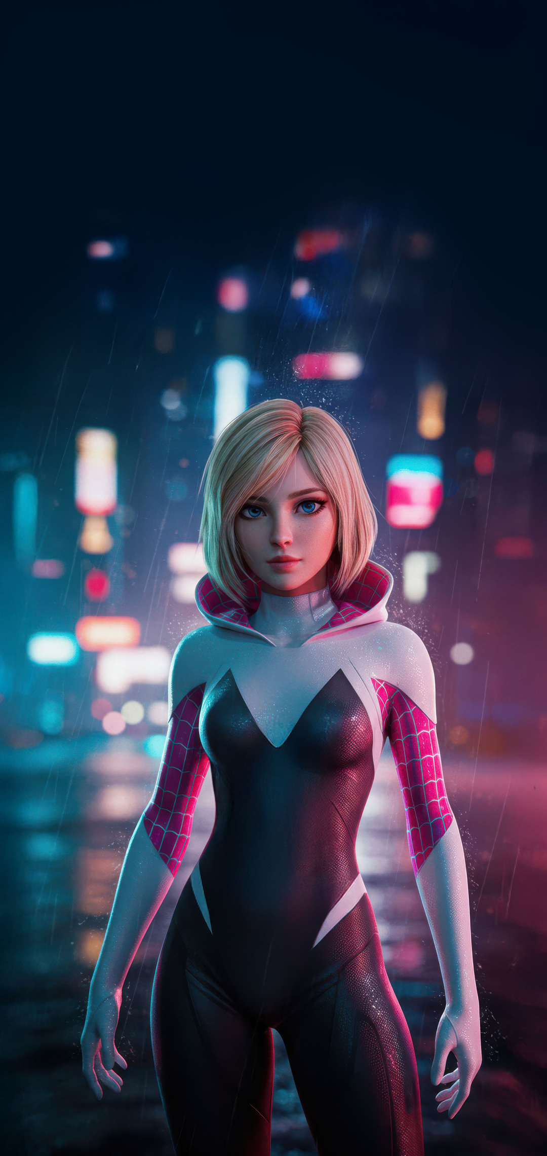 1080x2280 Gwen Stacy The Girl Peter Loved One Plus 6,Huawei p20,Honor ...