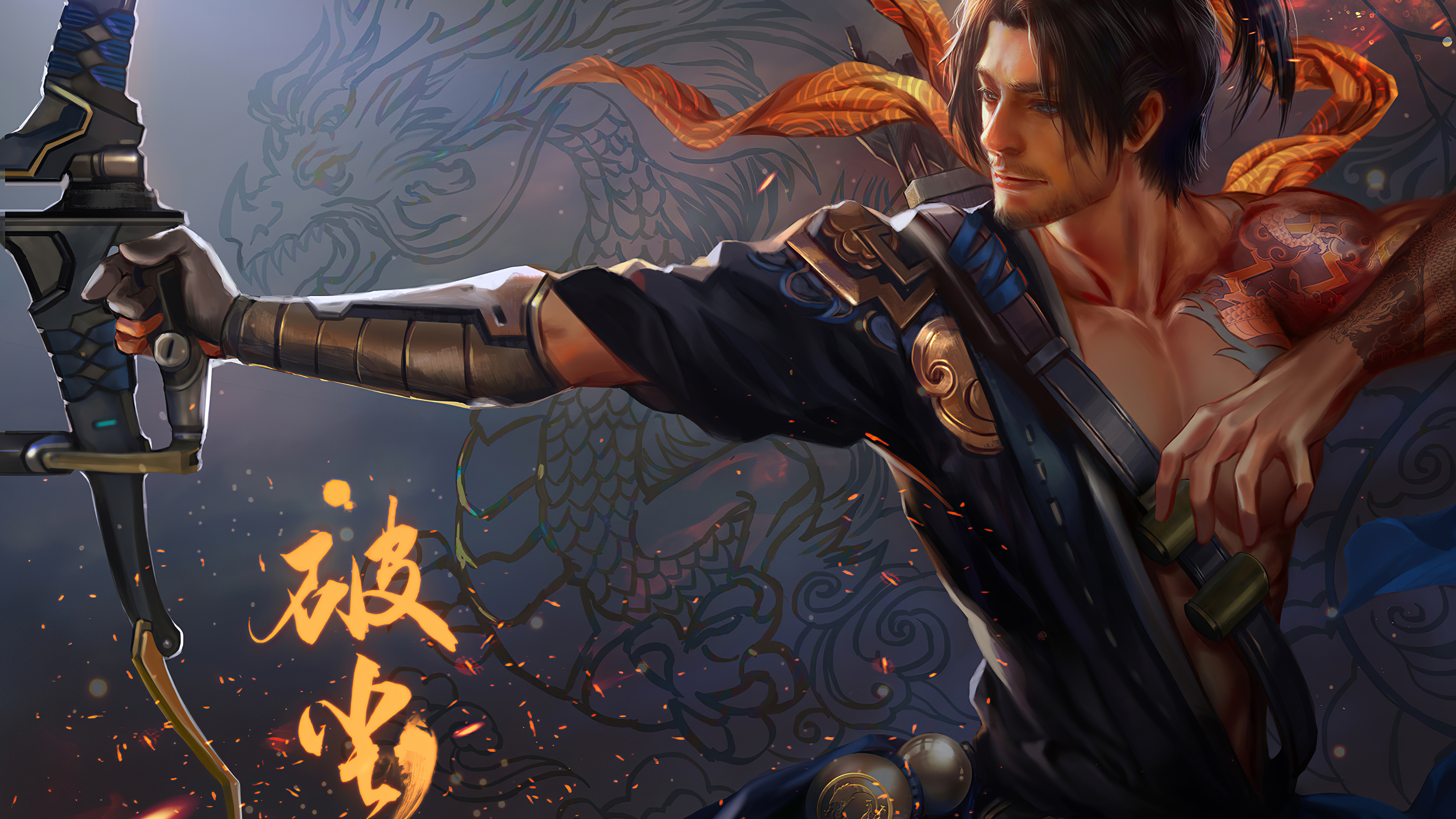 3840x2160 Hanzo Overwatch Artwork 4k 4K ,HD 4k Wallpapers,Images ...