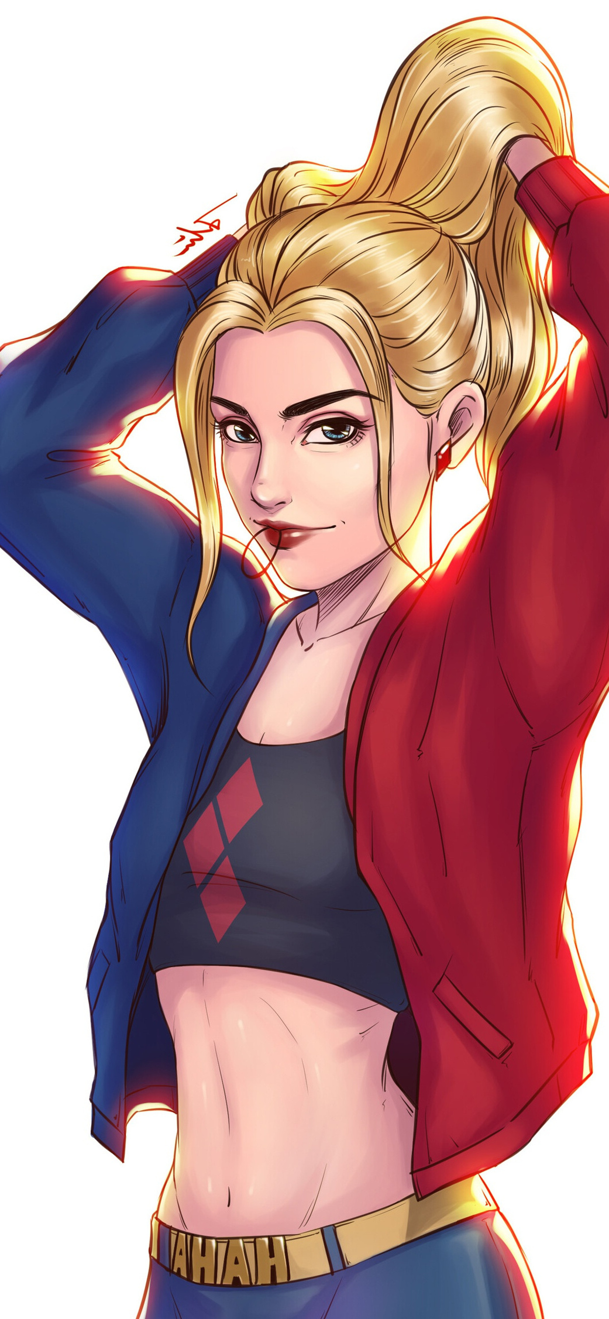 1242x2688 Harley Quinn Fanart 4k Iphone Xs Max Hd 4k Wallpapers Images