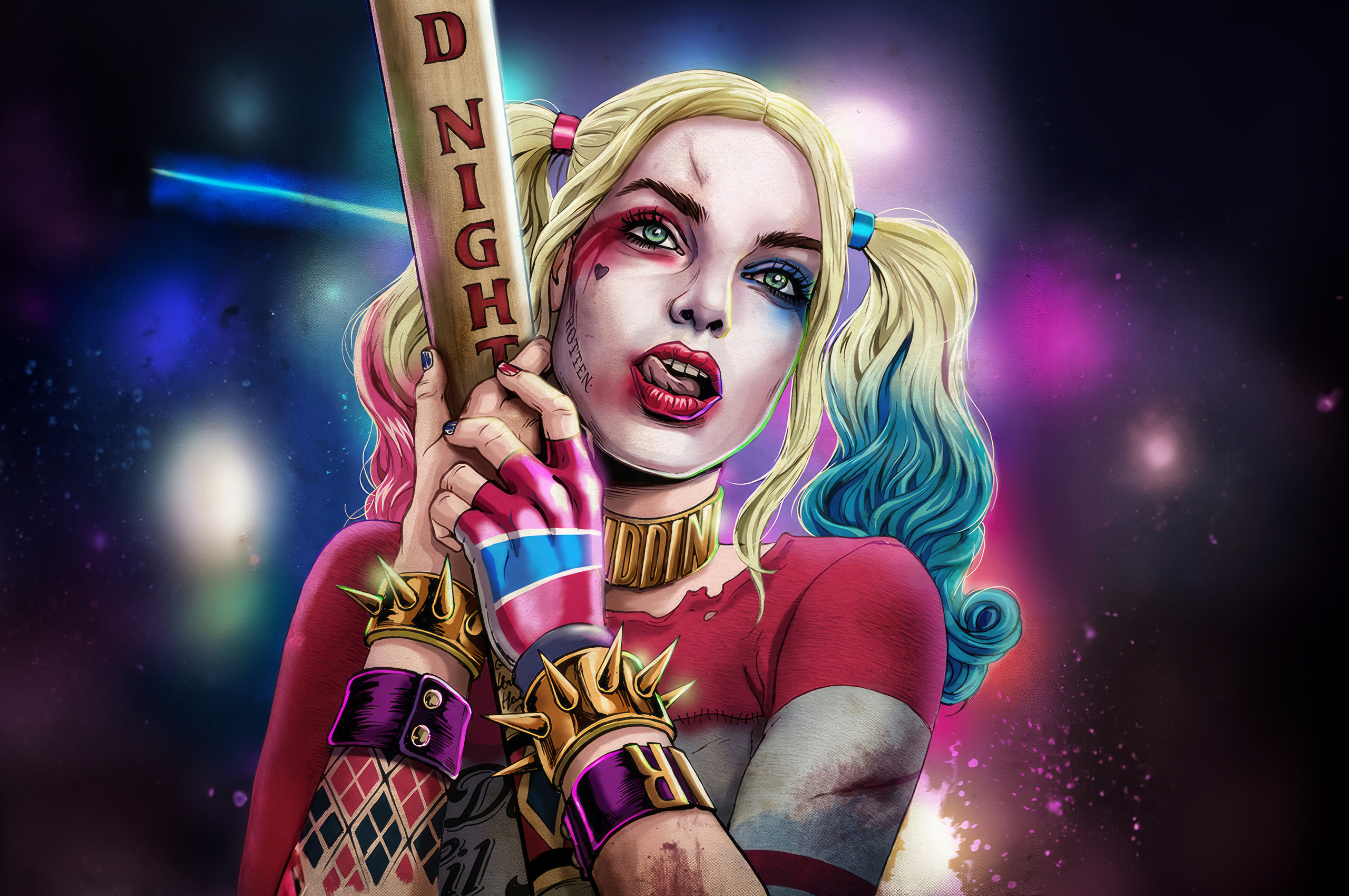 2560x1700 Harley Quinn Fiery Charm Chromebook Pixel ,HD 4k Wallpapers ...