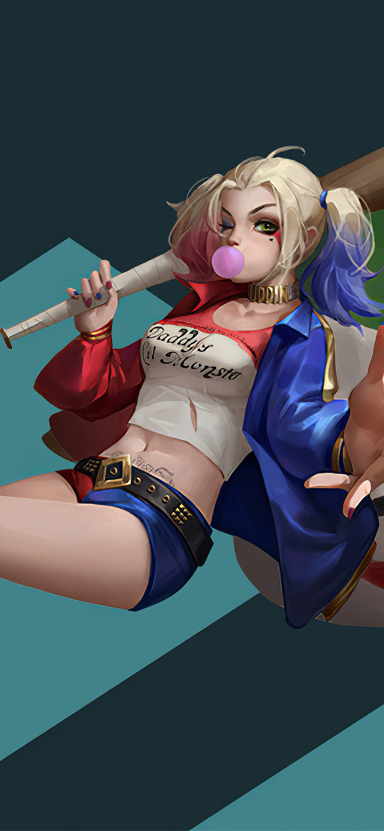 1242x2688 Harley Quinn Joker Ball Iphone Xs Max Hd 4k Wallpapers