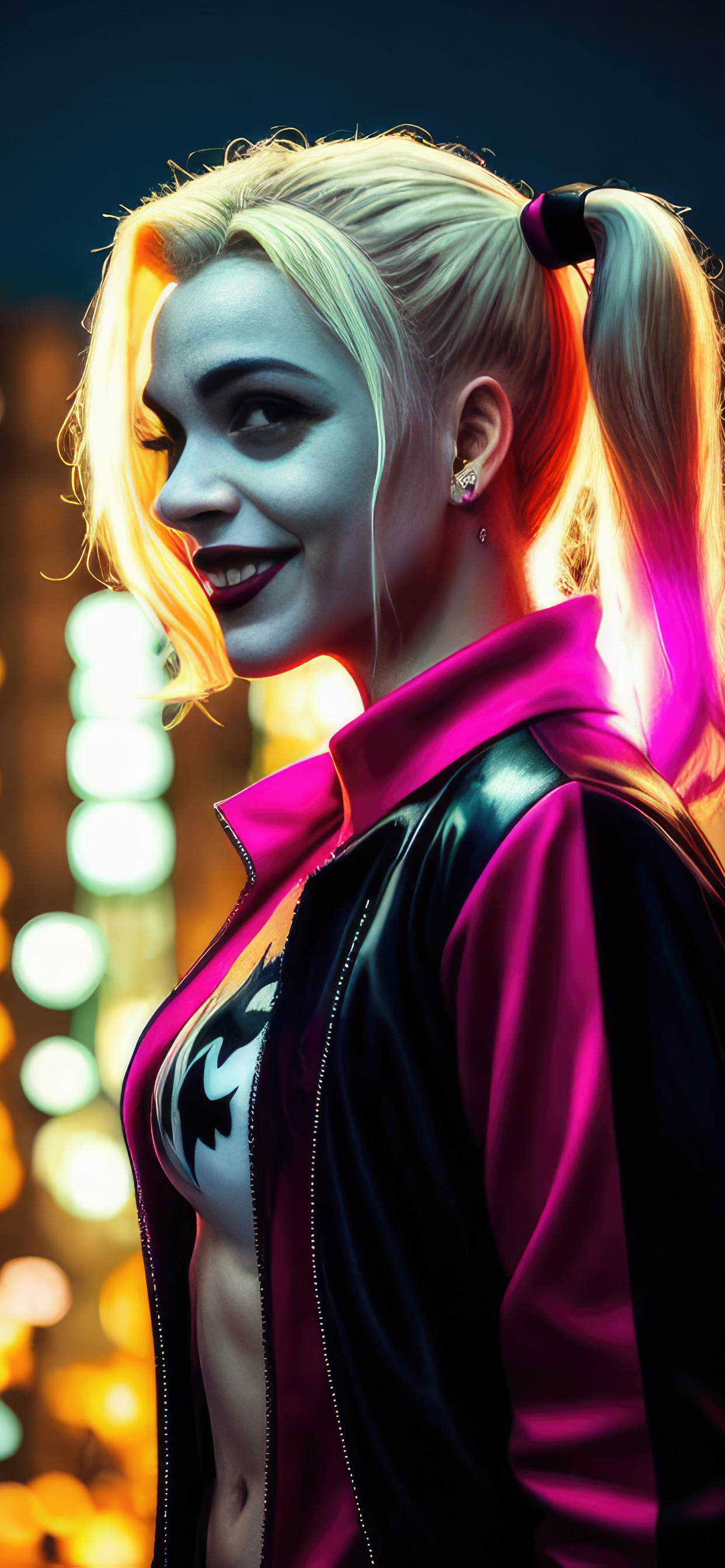 1242x2688 Harley Quinn Smile 4k Iphone Xs Max Hd 4k Wallpapers Images