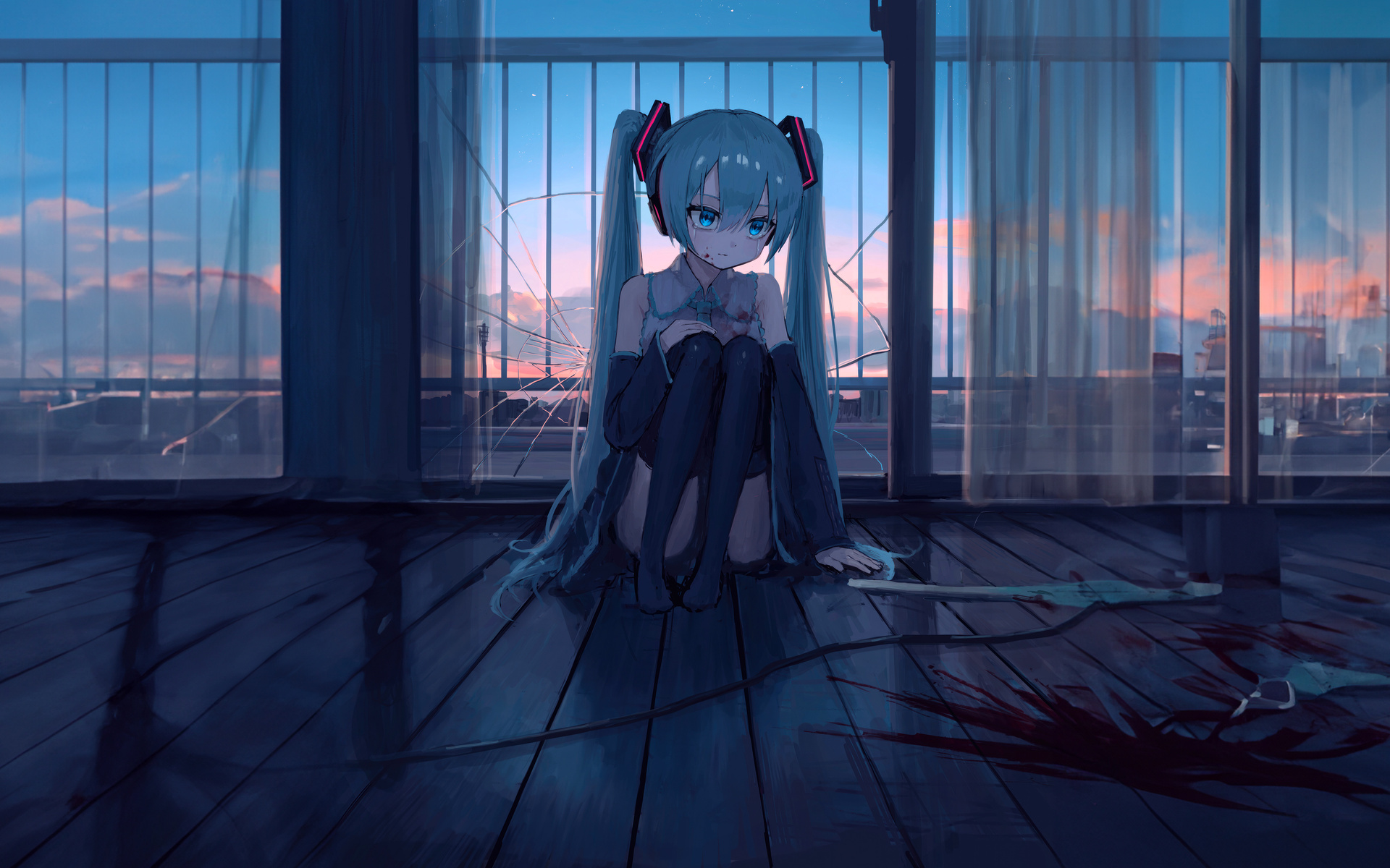 1920x1200 Hatsune Miku Sad 1080P Resolution ,HD 4k Wallpapers,Images ...