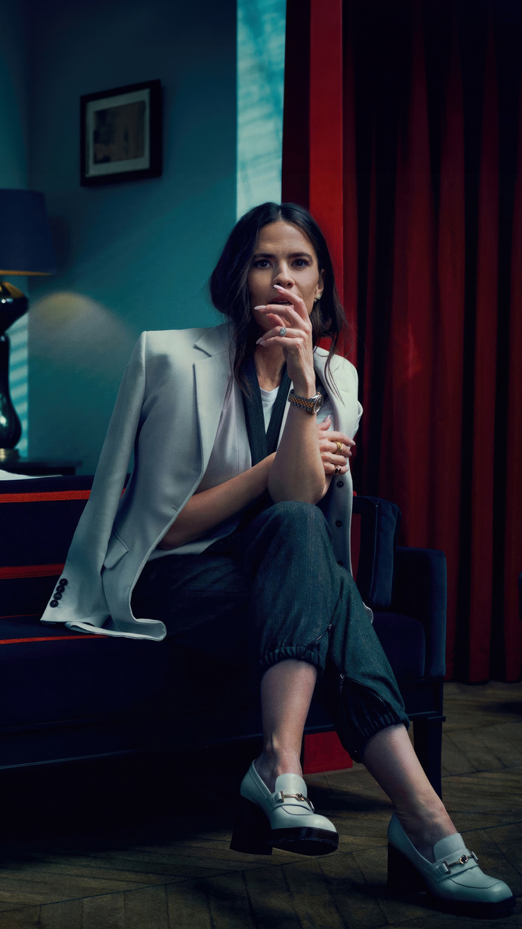 750x1334 Hayley Atwell The Rake Magazine 2023 4k iPhone 6, iPhone 6S, iPhone 7 ,HD 4k Wallpapers ...