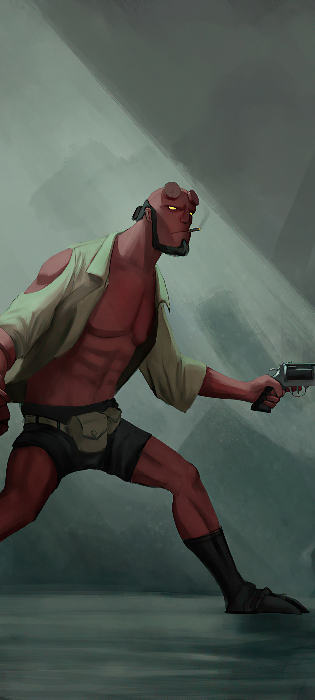 1080x2400 Hellboy 2020 Art Google Pixel 7 ,HD 4k Wallpapers,Images ...