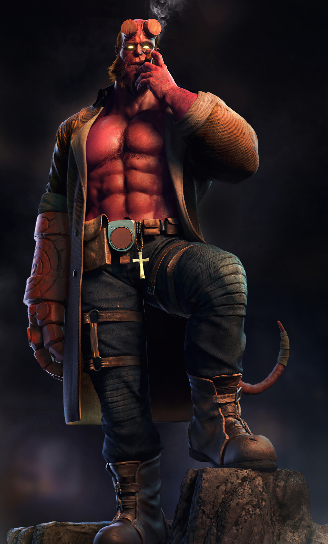 1280x2120 Hellboy 2020 Artworks 4k iPhone 6+ ,HD 4k Wallpapers,Images ...