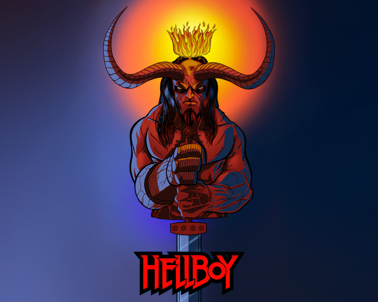 1280x1024 Hellboy Unleashing The Red Hero Wallpaper,1280x1024 ...