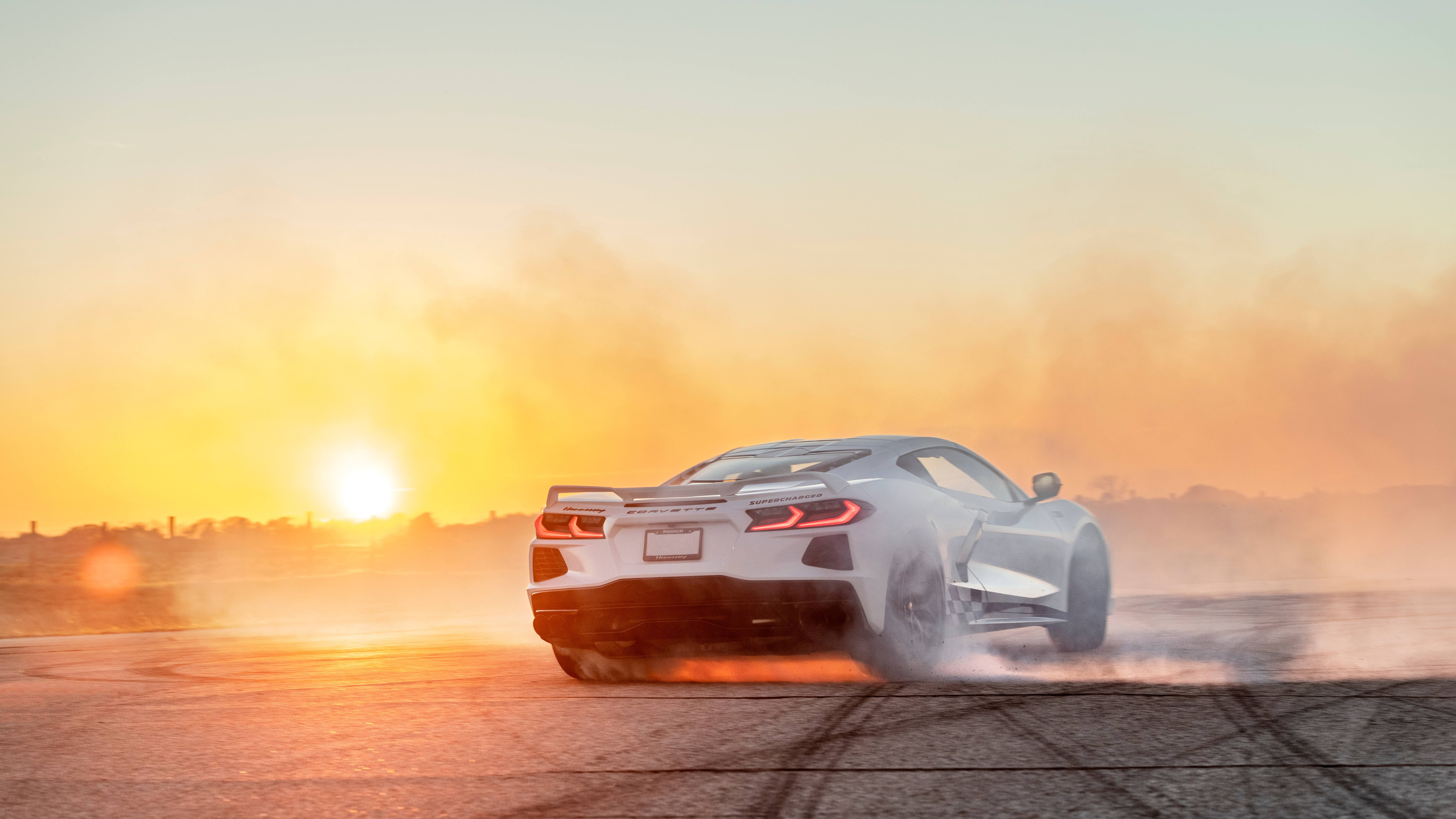 2560x1440 Hennessey Chevrolet Corvette Stingray Rear 8k 1440P ...