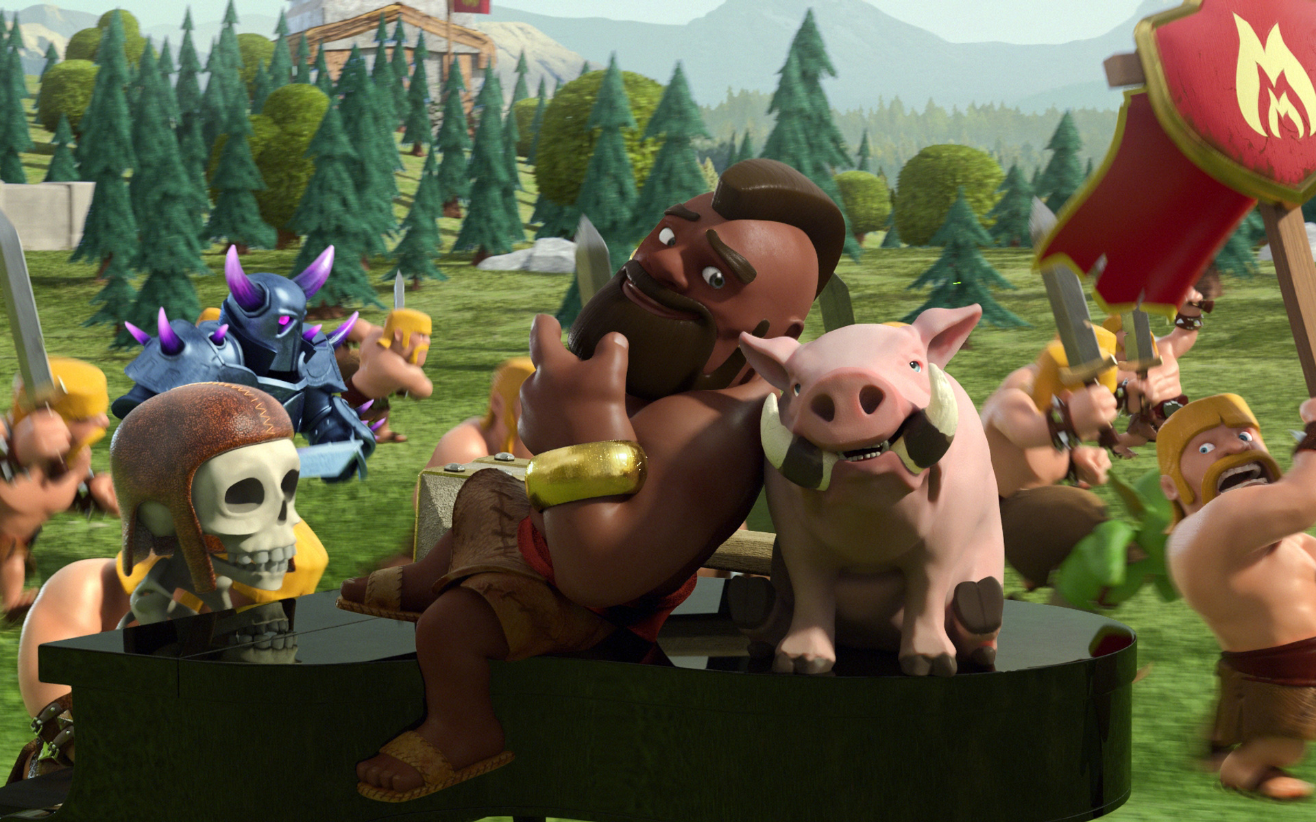 1920x1200 Hog Rider Pig Clash Of Clans 1080P Resolution ,HD 4k ...