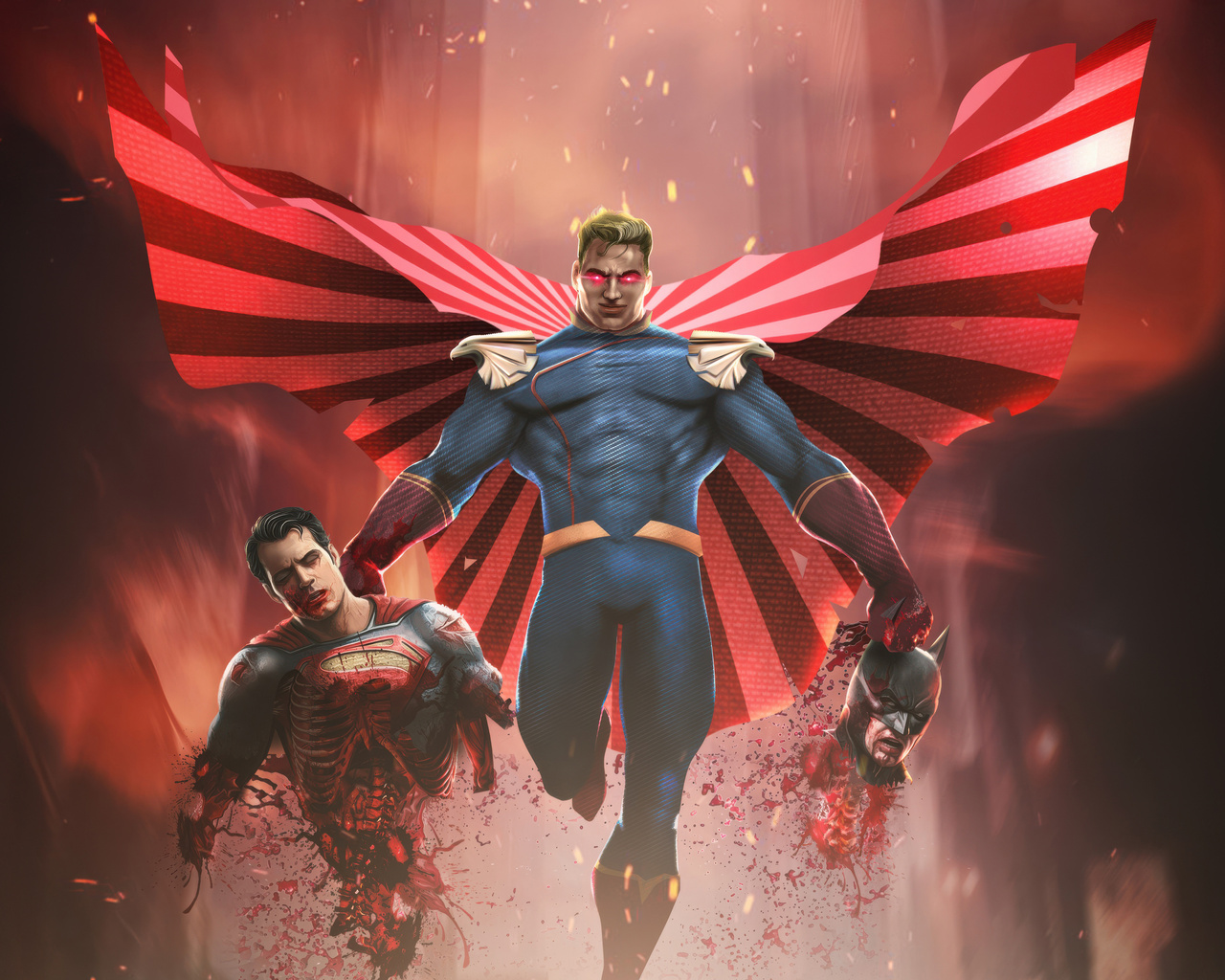 1280x1024 Homelander The Last Flight Of The Cape Wallpaper,1280x1024 ...