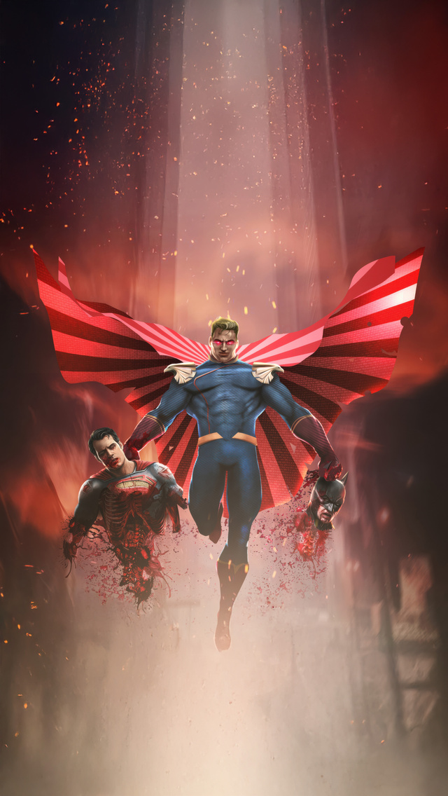 640x1136 Homelander The Last Flight Of The Cape iPhone 5,5c,5S,SE ,Ipod ...