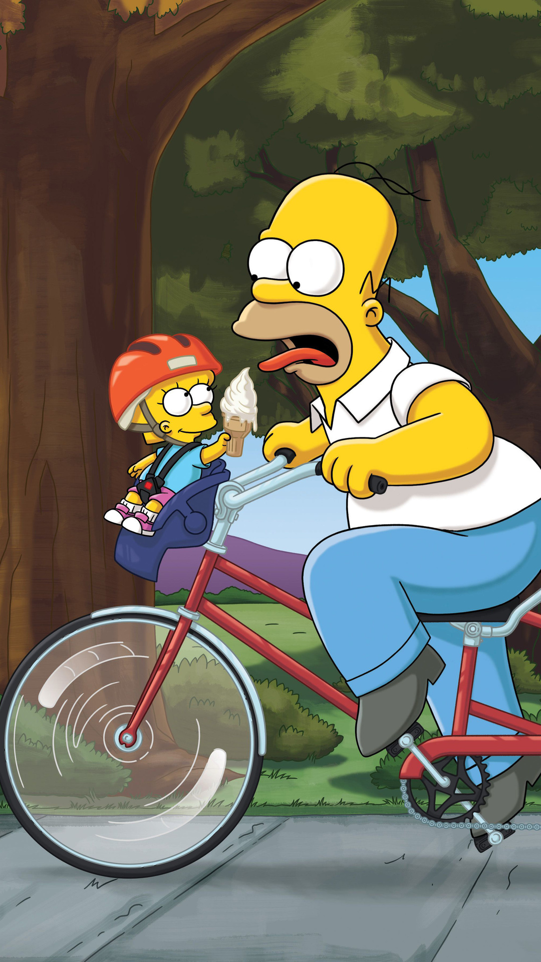 1080x1920 Homer Marge Bart Lisa The Simpsons Family 4k 5k Iphone 7,6s,6 ...