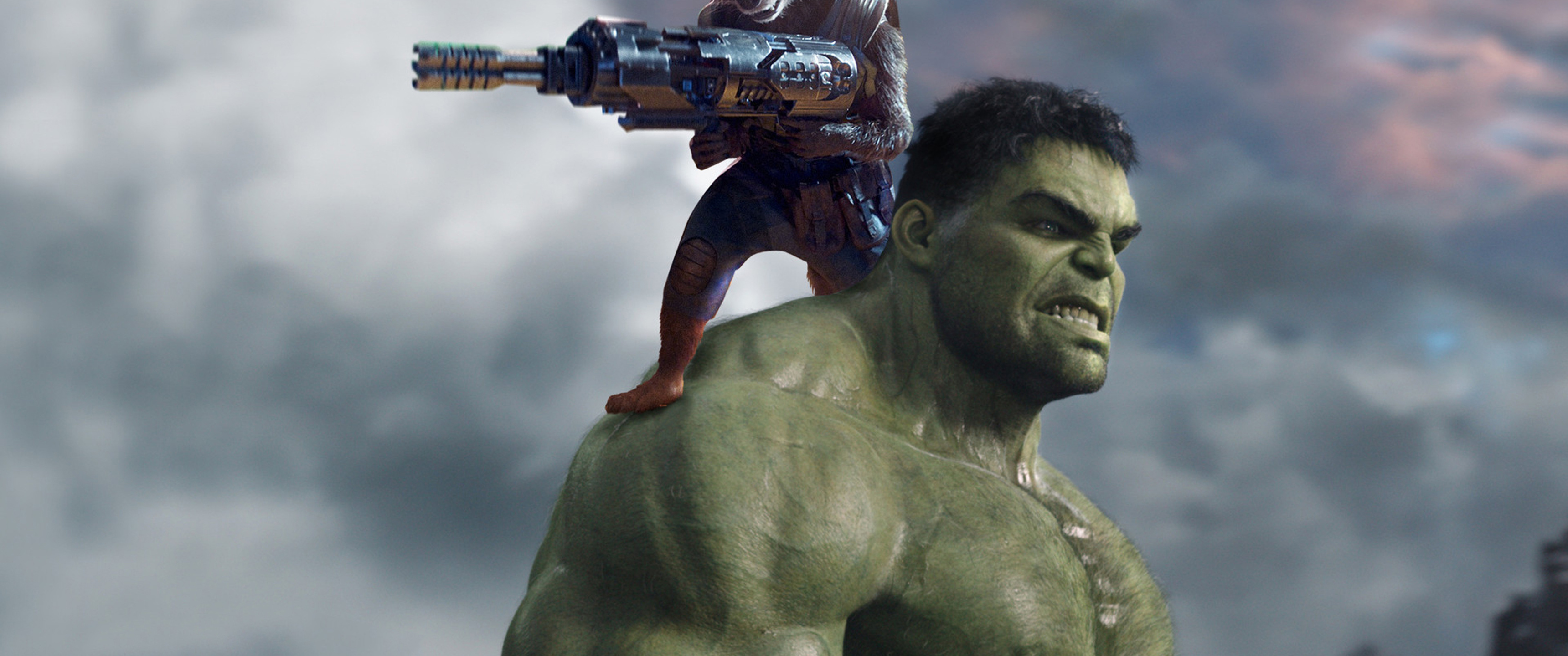 3440x1440 Hulk And Rocket Raccoon UltraWide Quad HD 1440P ,HD 4k ...