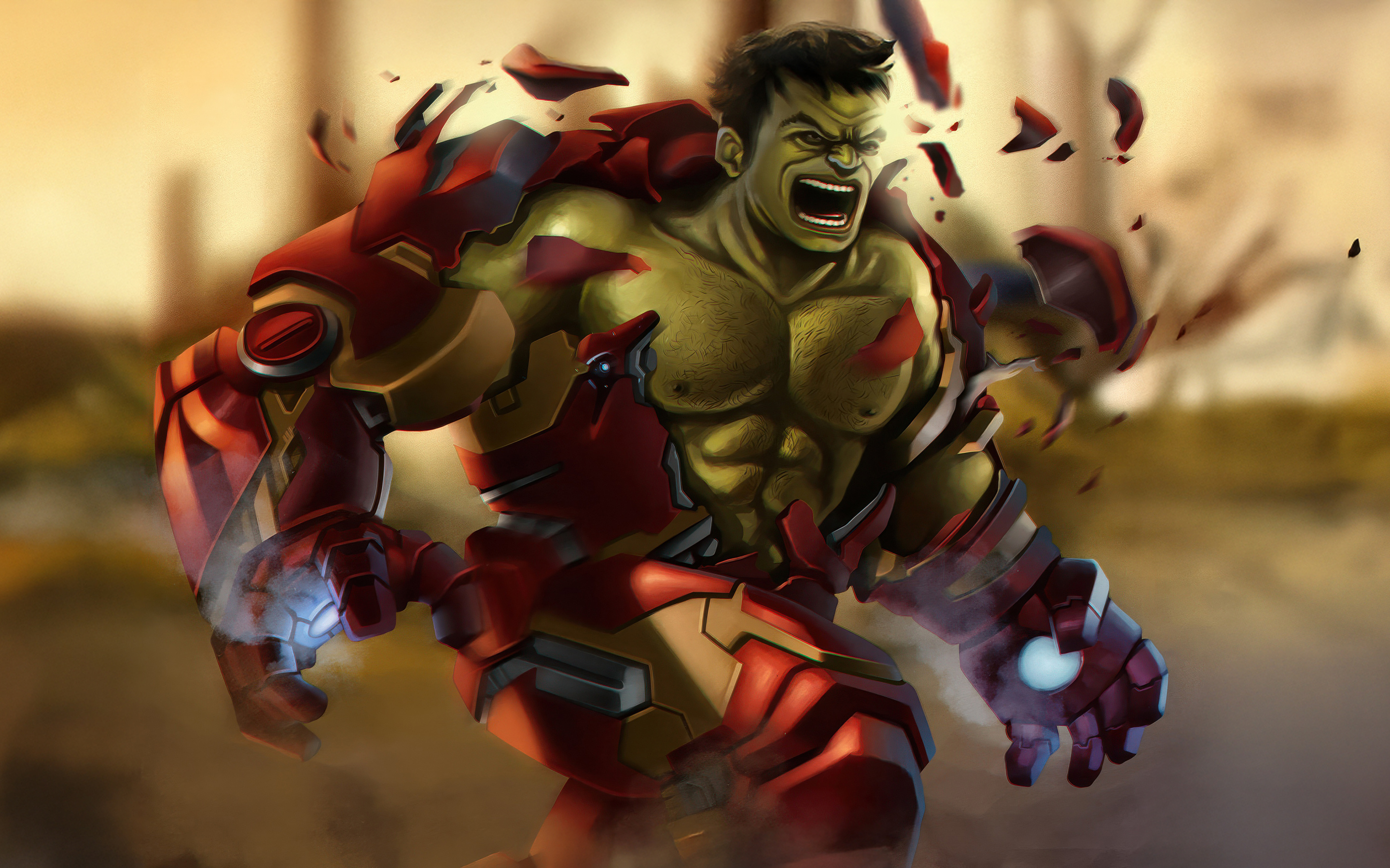 2880x1800 Hulk Breaking The Iron Hulkbuster Macbook Pro Retina ,HD 4k ...
