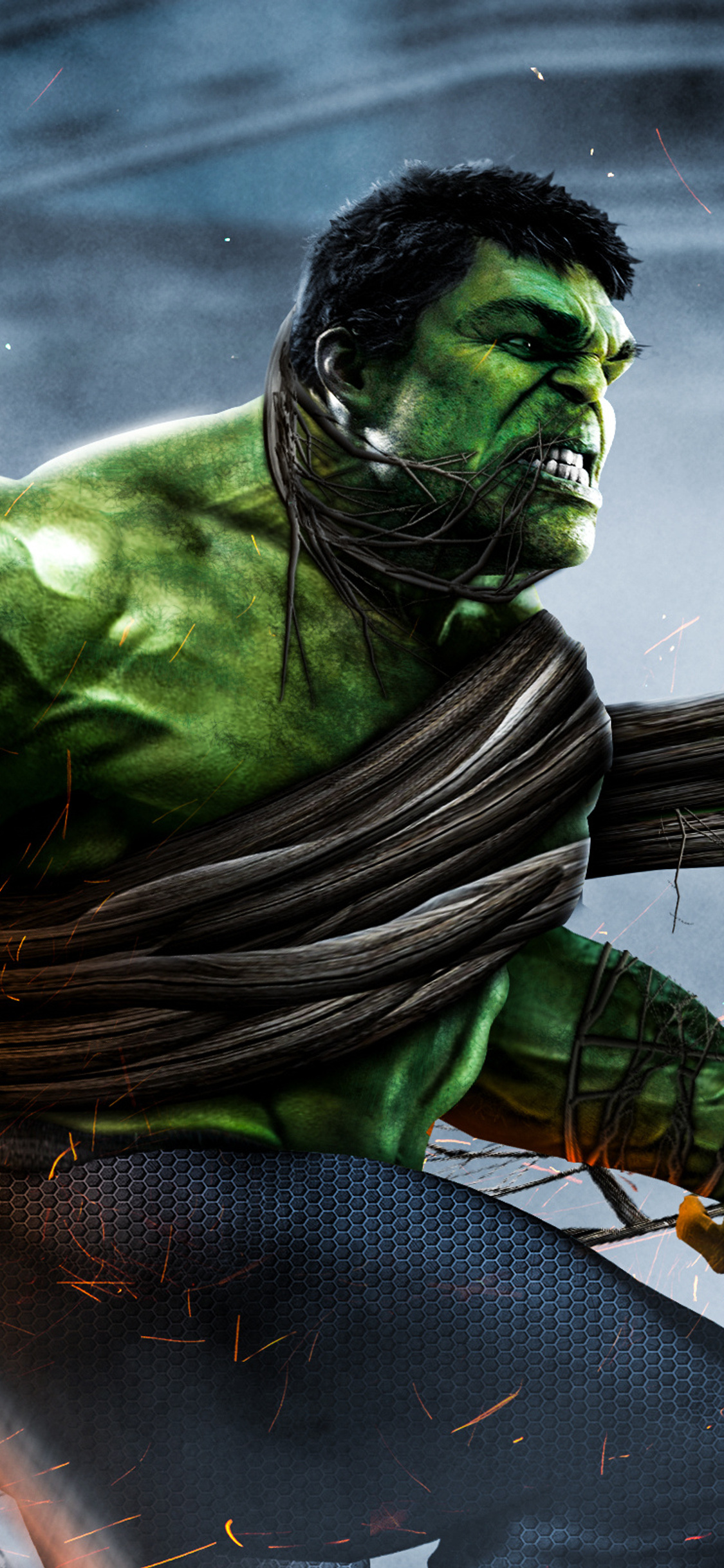 1125x2436 Hulk Vs Groot Iphone XS,Iphone 10,Iphone X ,HD 4k Wallpapers ...