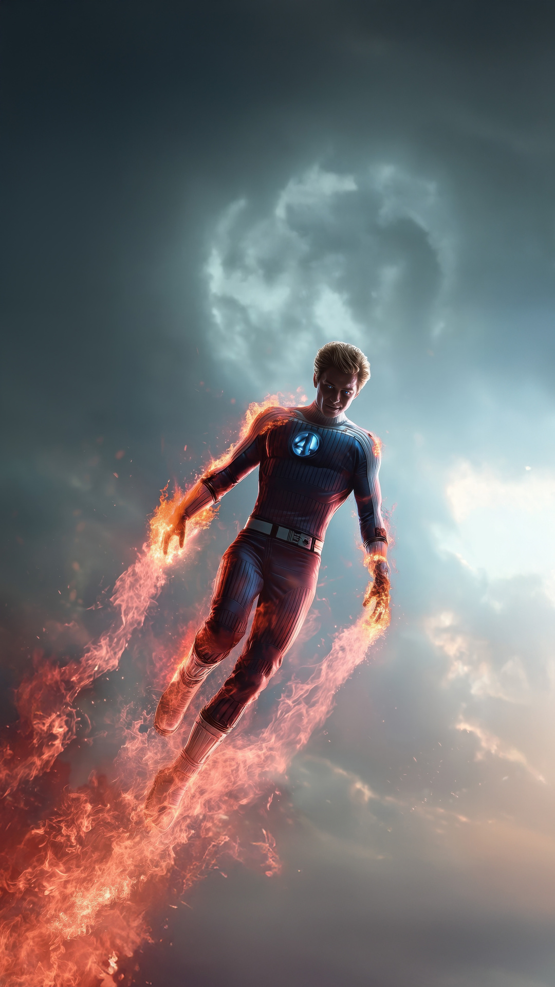 1080x1920 Human Torch Flame On Fire Iphone 7,6s,6 Plus, Pixel xl ,One Plus 3,3t,5 ,HD 4k ...