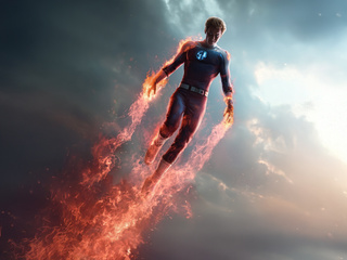 320x240 Human Torch Flame On Fire Apple Iphone,iPod Touch,Galaxy Ace ...