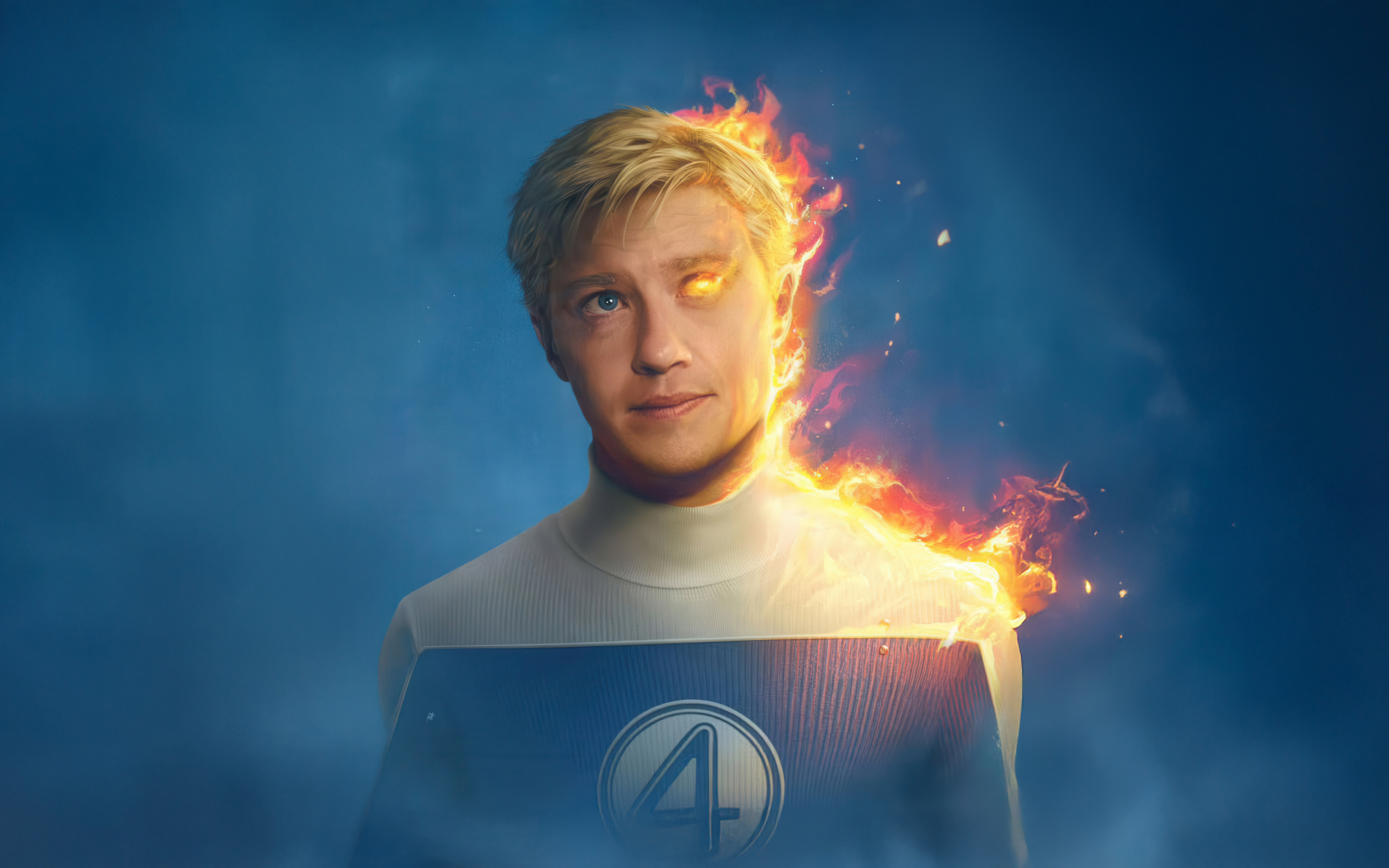 3840x2400 Human Torch The Fantastic Four First Steps 4K ,HD 4k ...