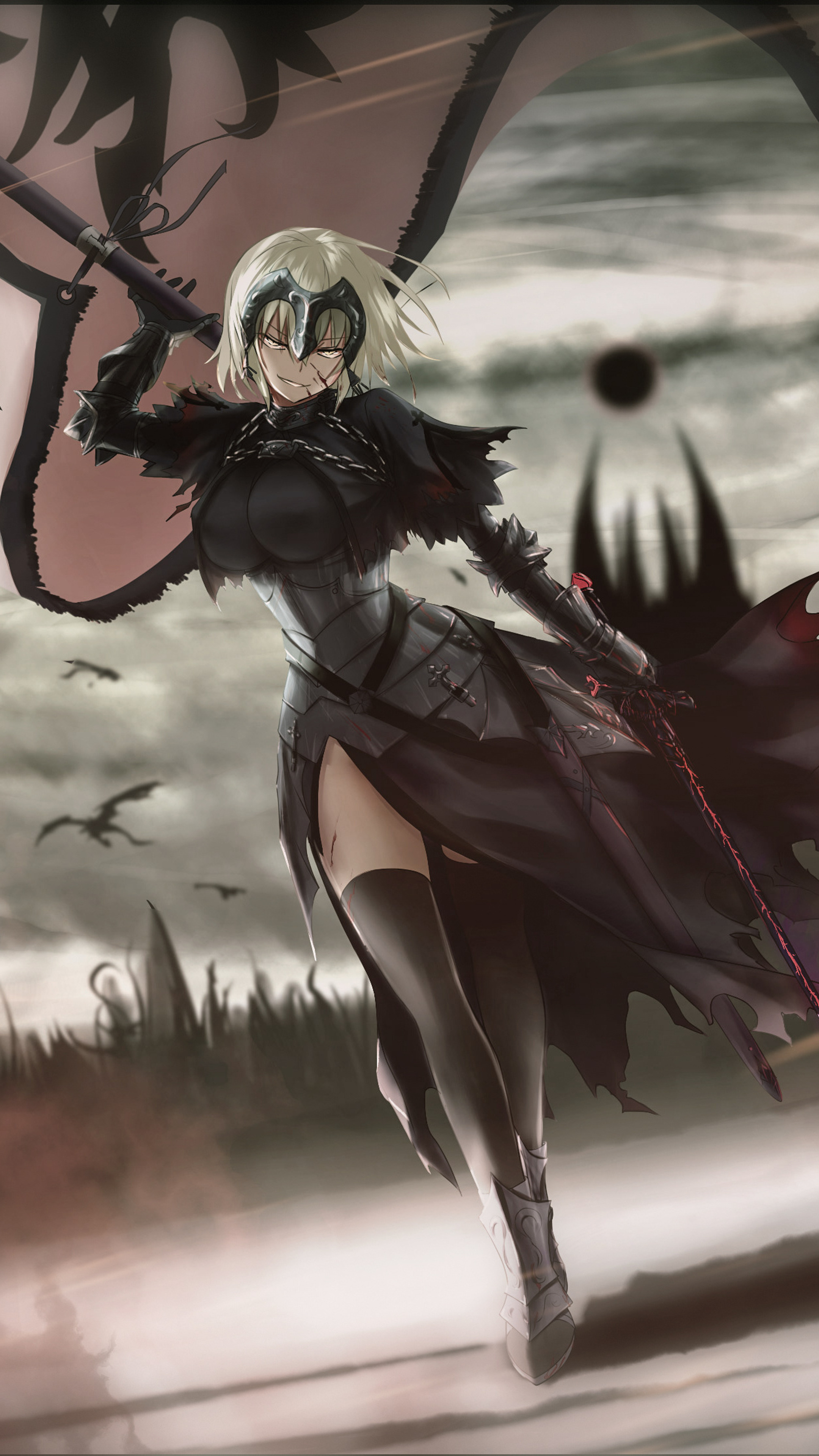 2160x3840 Hunt Time Jeanne Ruler Avenger Fate Grande Order 4k Sony ...